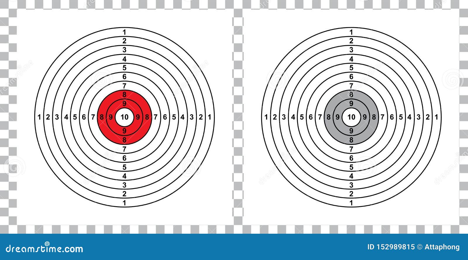 Blank Arrow Target Blank Gun Target Paper Shooting Target Blank Target ...