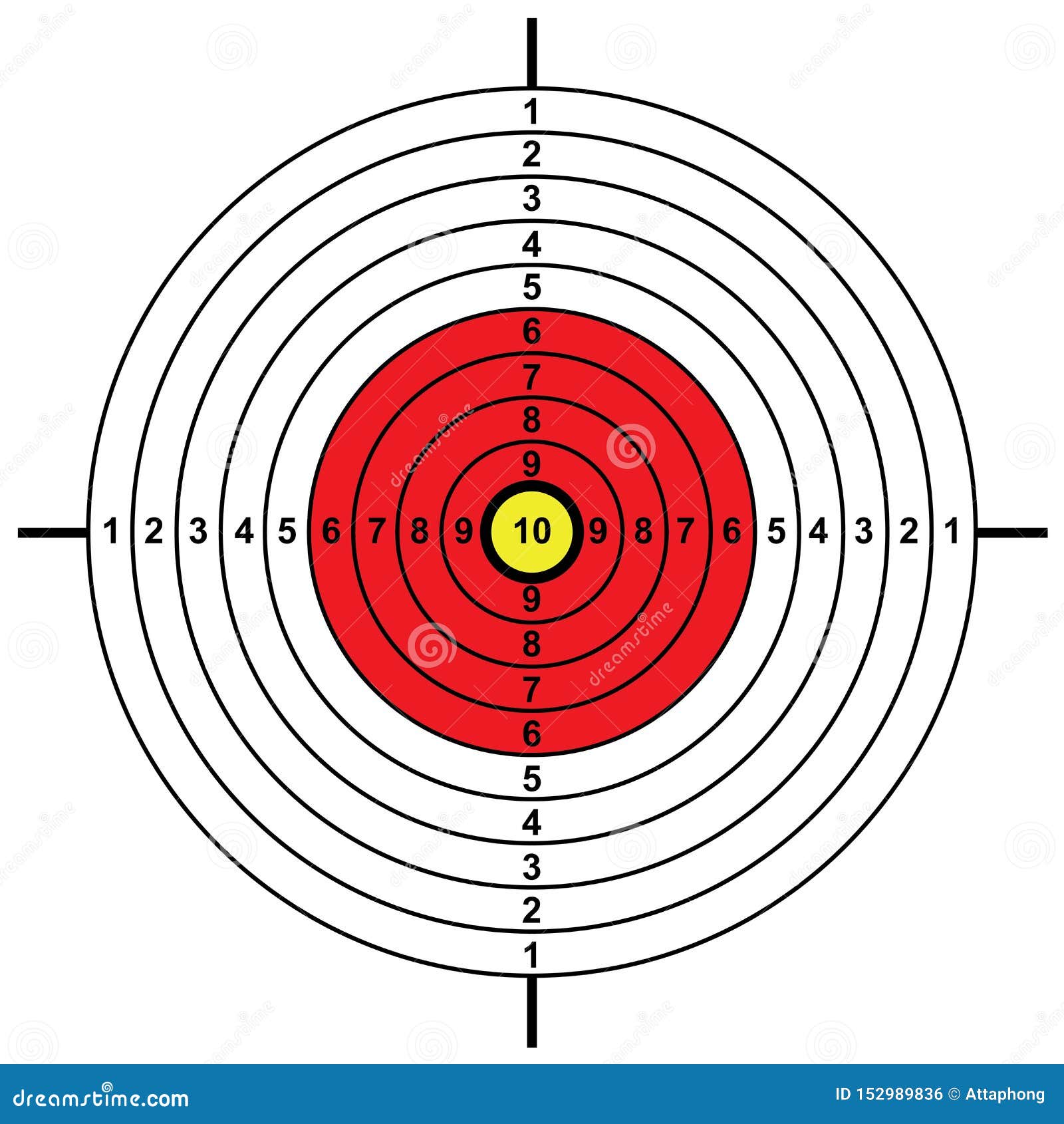 Blank Arrow Target Blank Gun Target Paper Shooting Target Blank Target ...