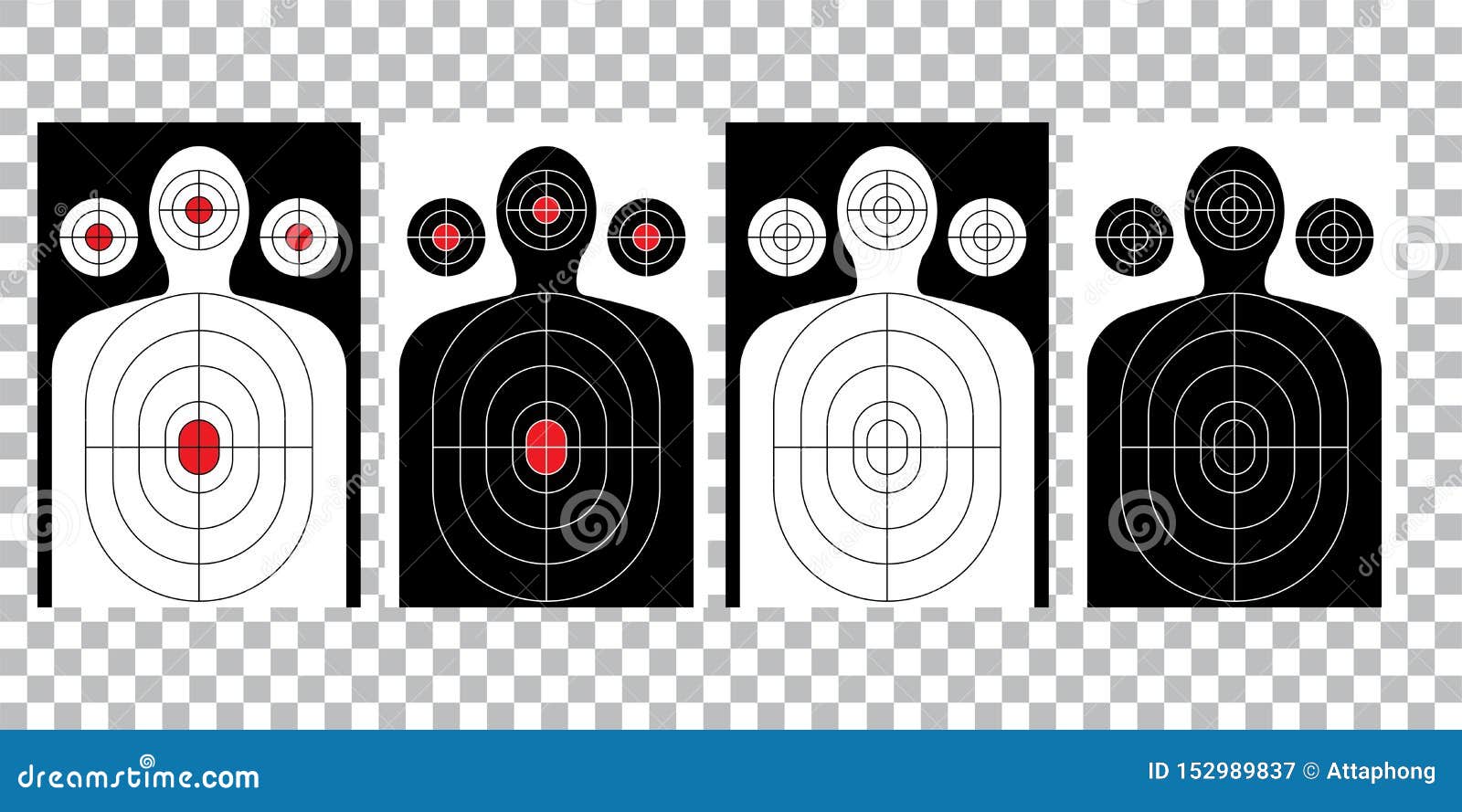 Blank Arrow Target Blank Gun Target Paper Shooting Target Blank Target ...