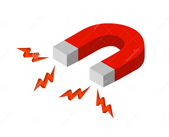 Magnets Have Iron Suction Properties. Magnets Can Cause Magnetic Fields ...