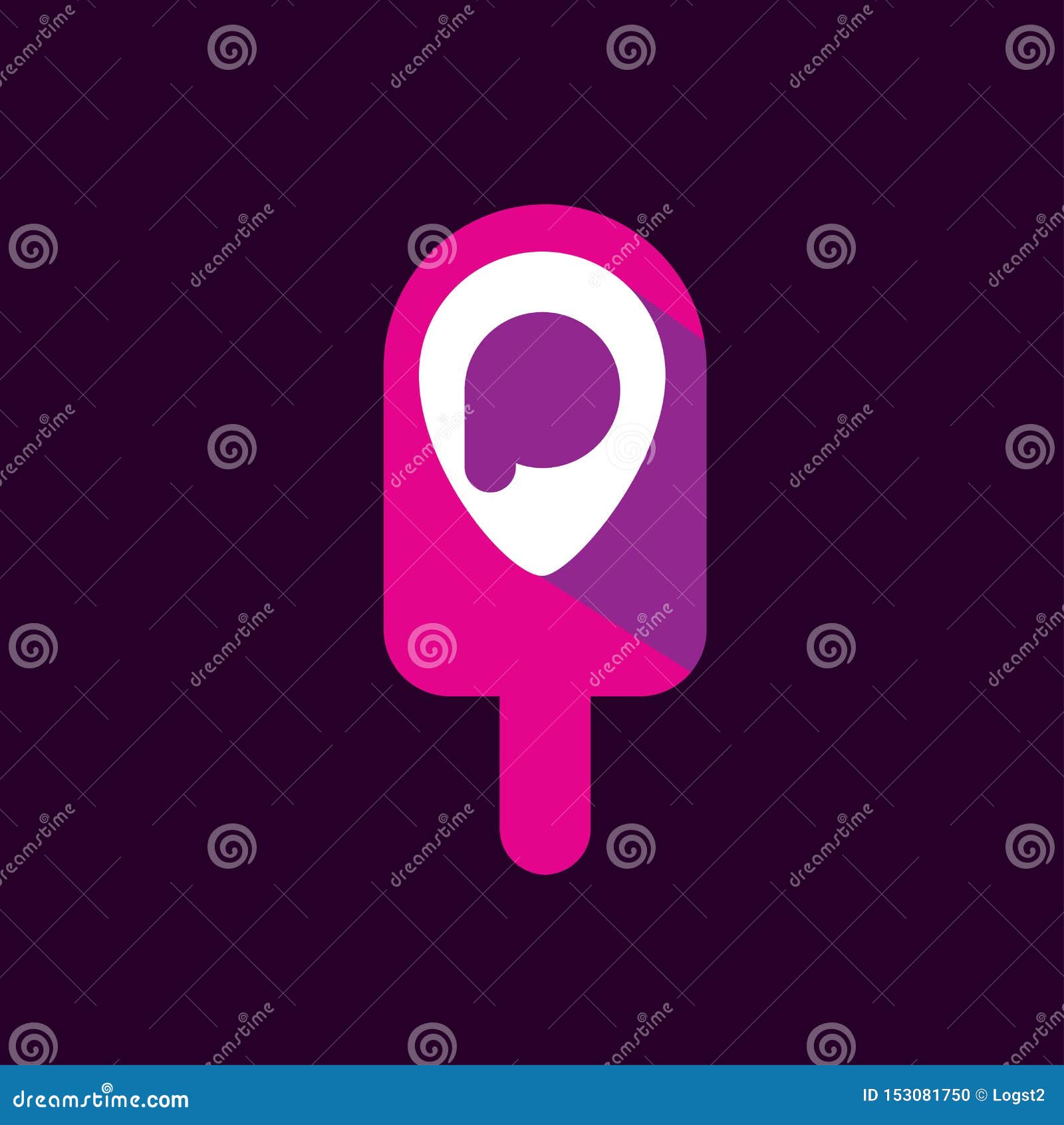 Popsicle Logo Clipart Set. Sweet Popsicle Ice Cream Clip Art Icon ...