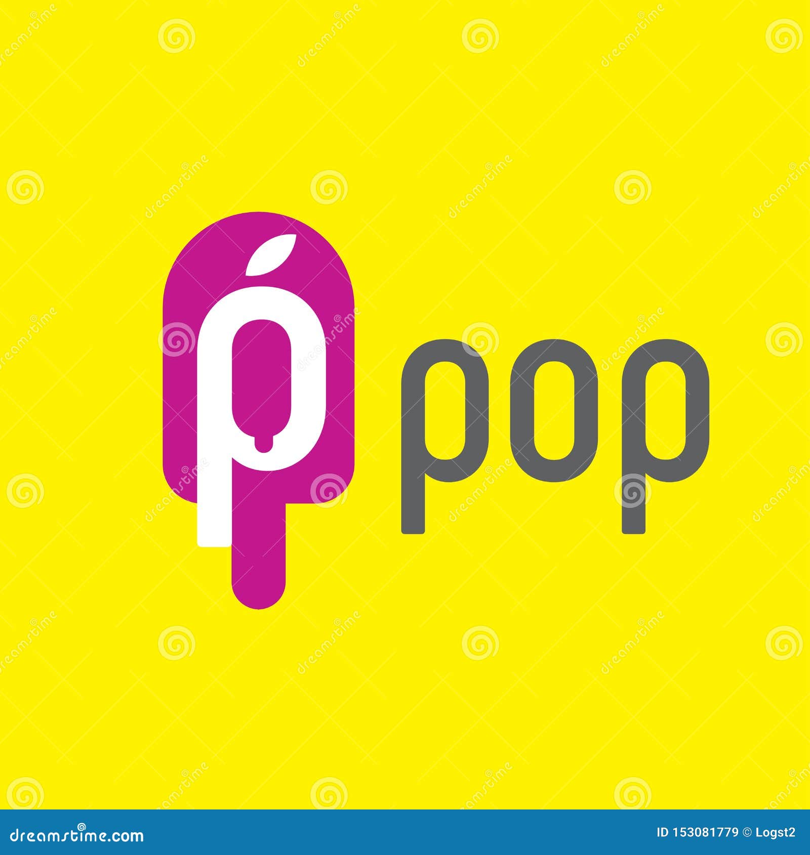 Popsicle Logo Clipart Set. Sweet Popsicle Ice Cream Clip Art Icon ...