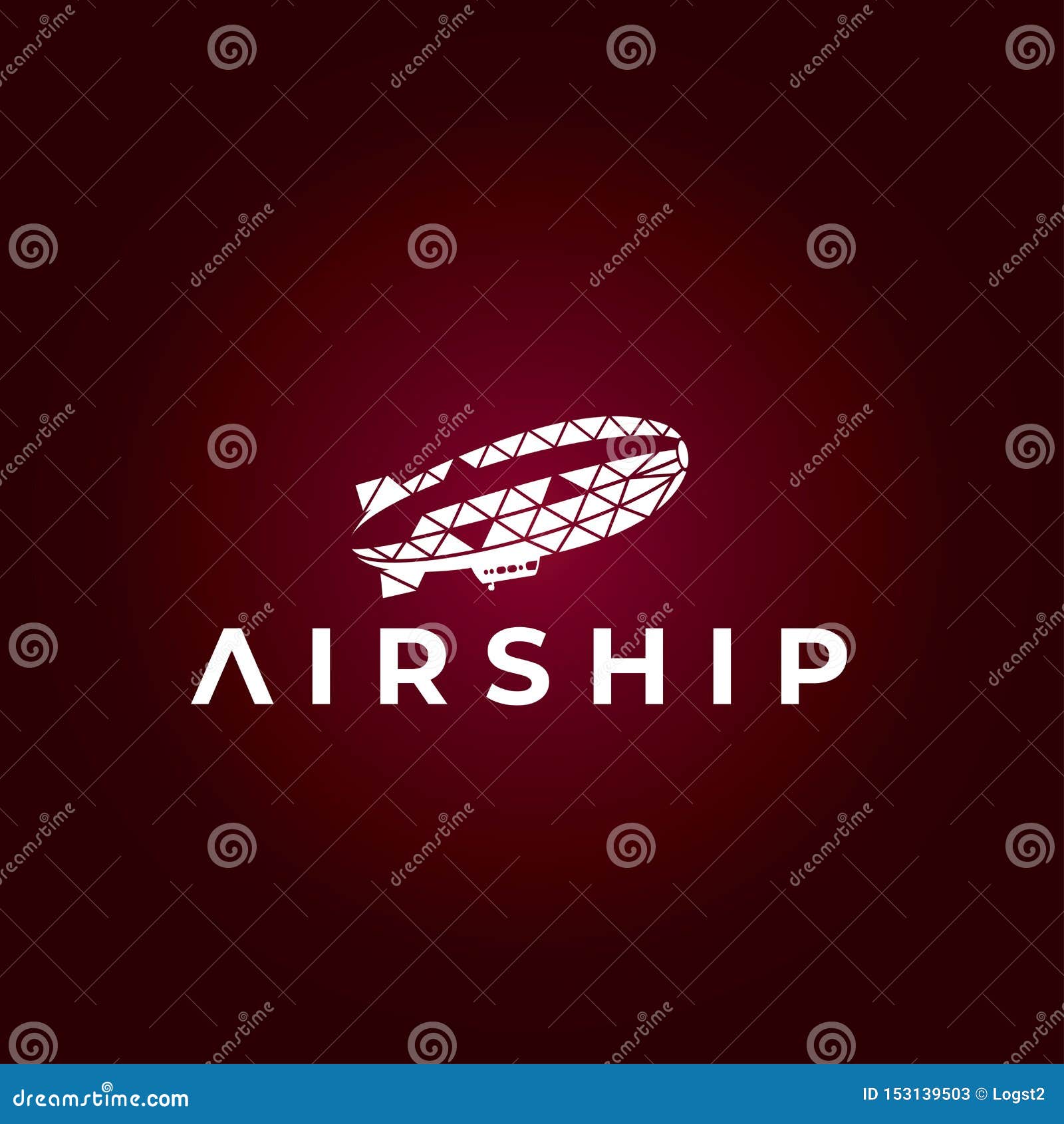 Airship Vector Logo Design. Airship Vector Icon Stock Vector ...