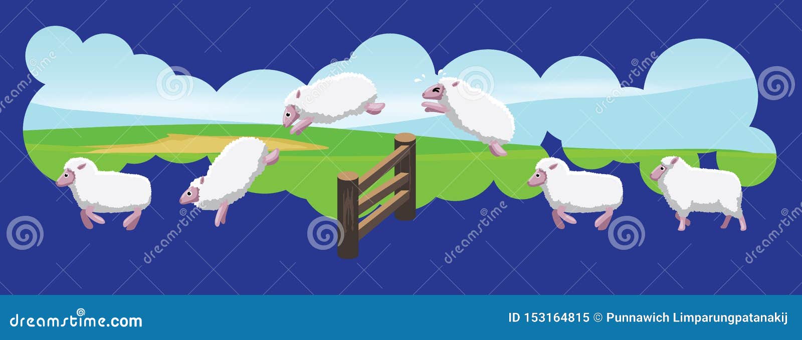 Sheep Animation Cartoon Vector | CartoonDealer.com #15797615