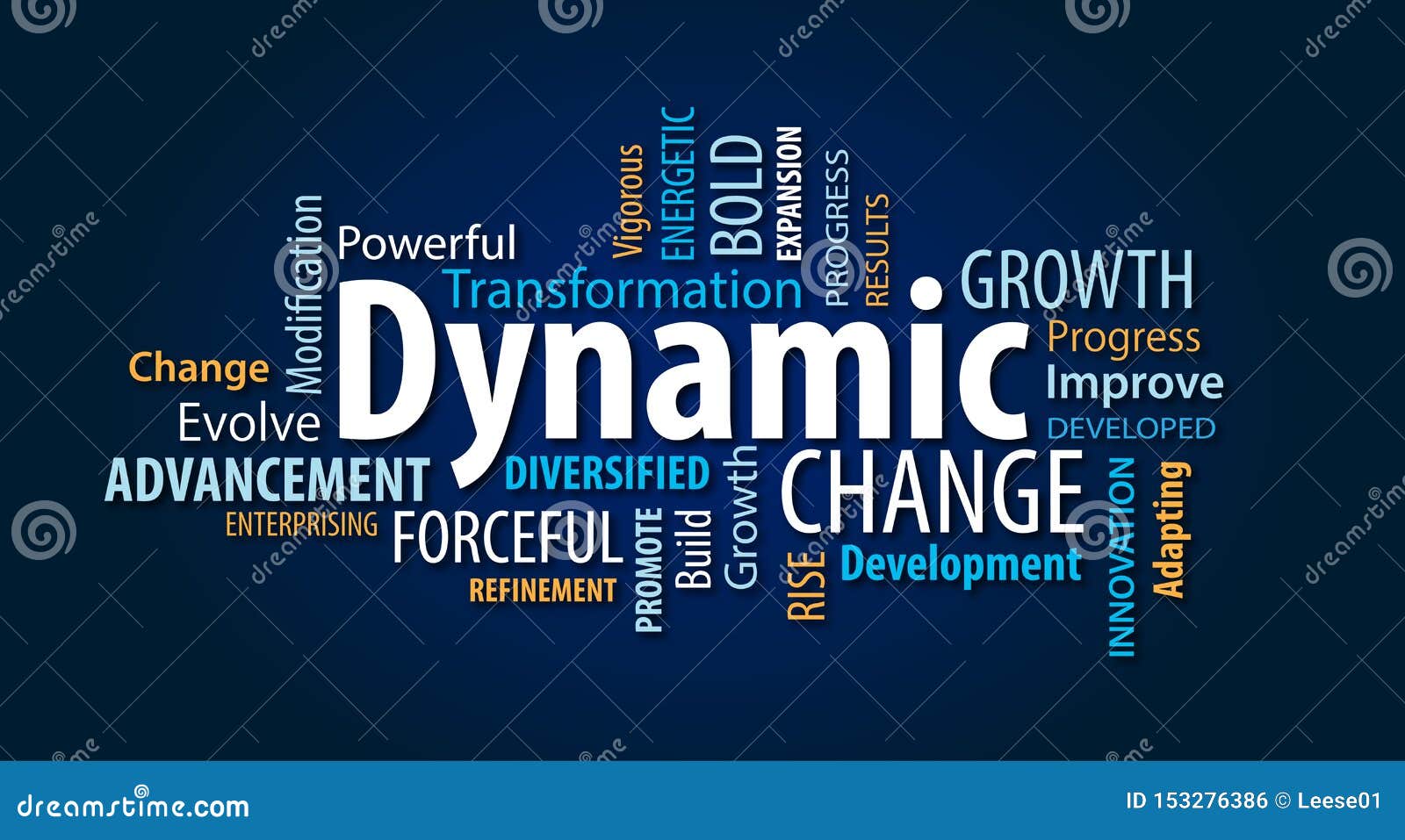Dynamic Word Cloud stock illustration. Illustration of change - 153276386