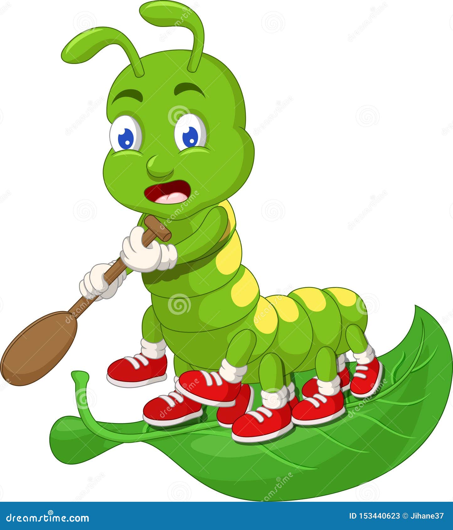 Green Caterpillar Insect Cute Caterpillar Cute Insect Stock Photography ...