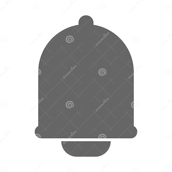 Gray Bell Image Hd Graphic with Solid Background Stock Vector ...