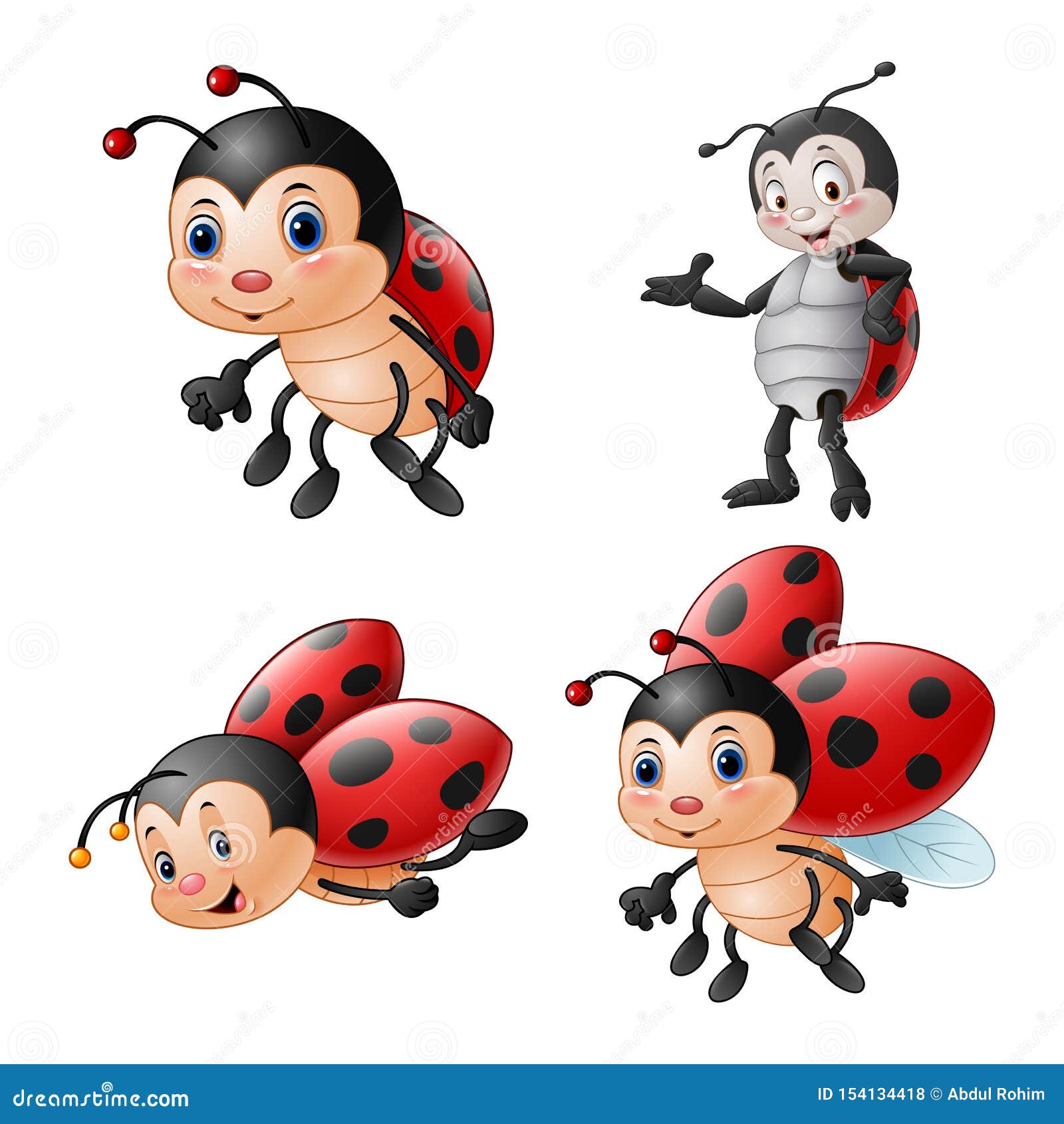Funny Ladybug Cartoon | CartoonDealer.com #11655155