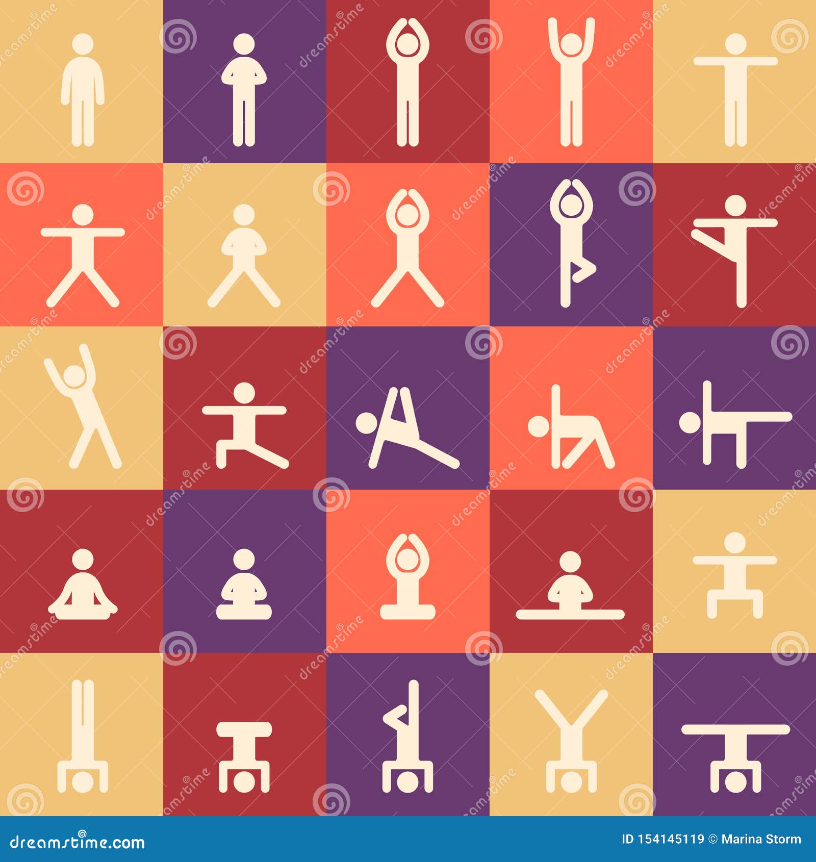 Gymnastics Infographics Set Cartoon Vector | CartoonDealer.com #49251941