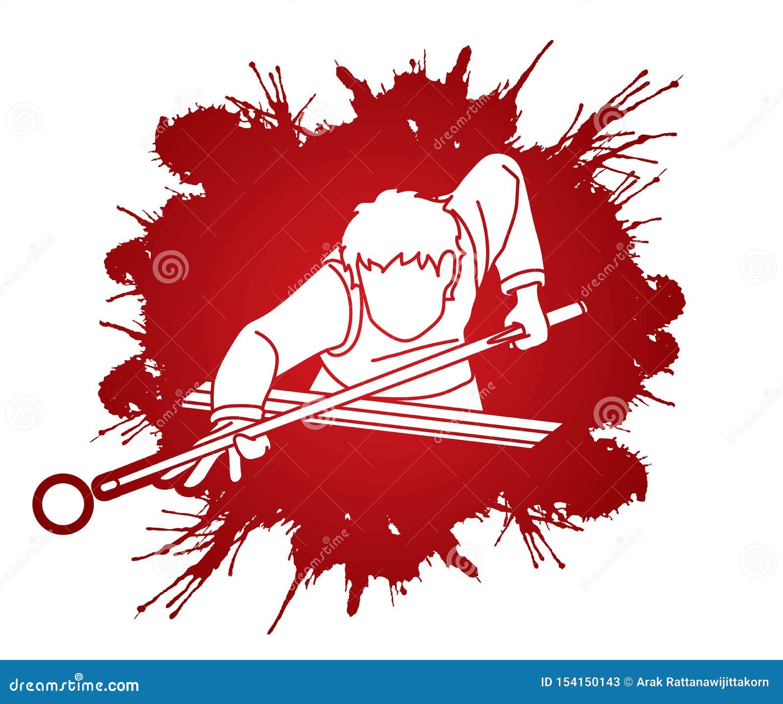 Snooker Player Male Vector. Animated Character Creation Set. Billiard ...