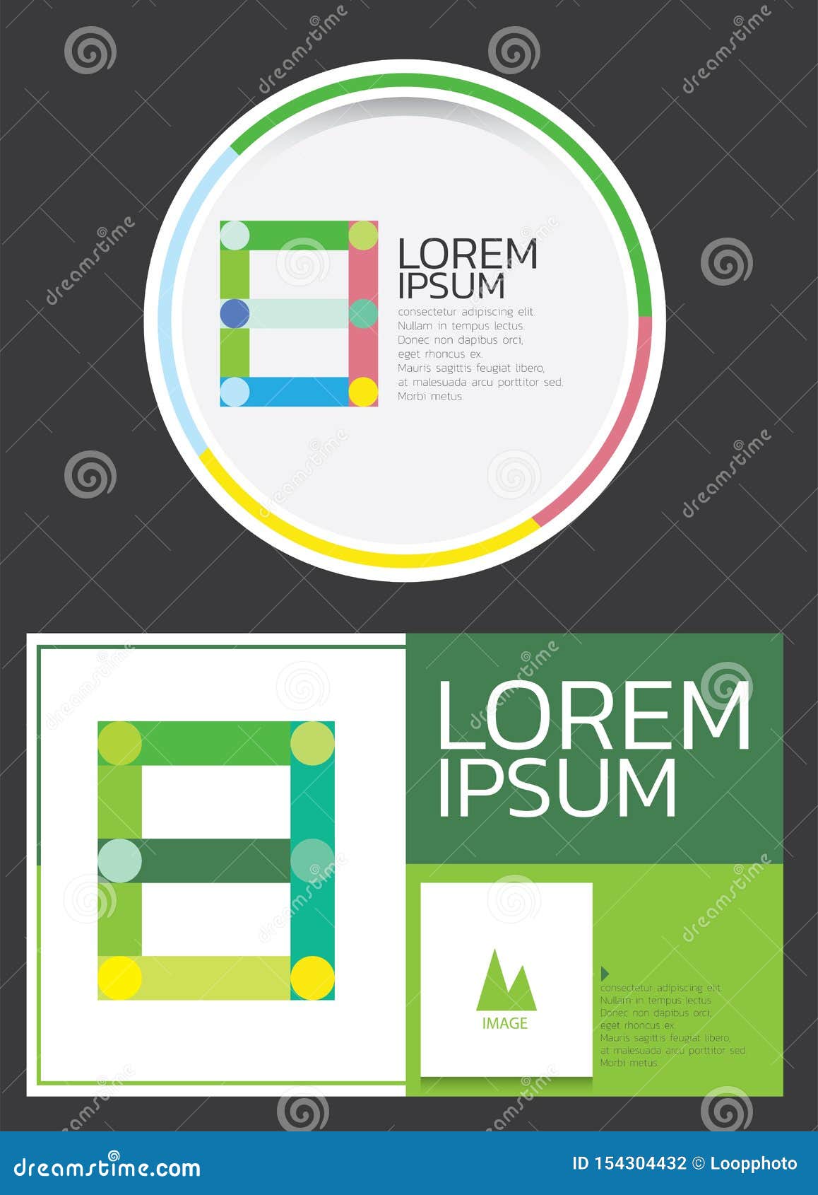 Number Eight Label. Space Photo and Text Stock Vector - Illustration of ...