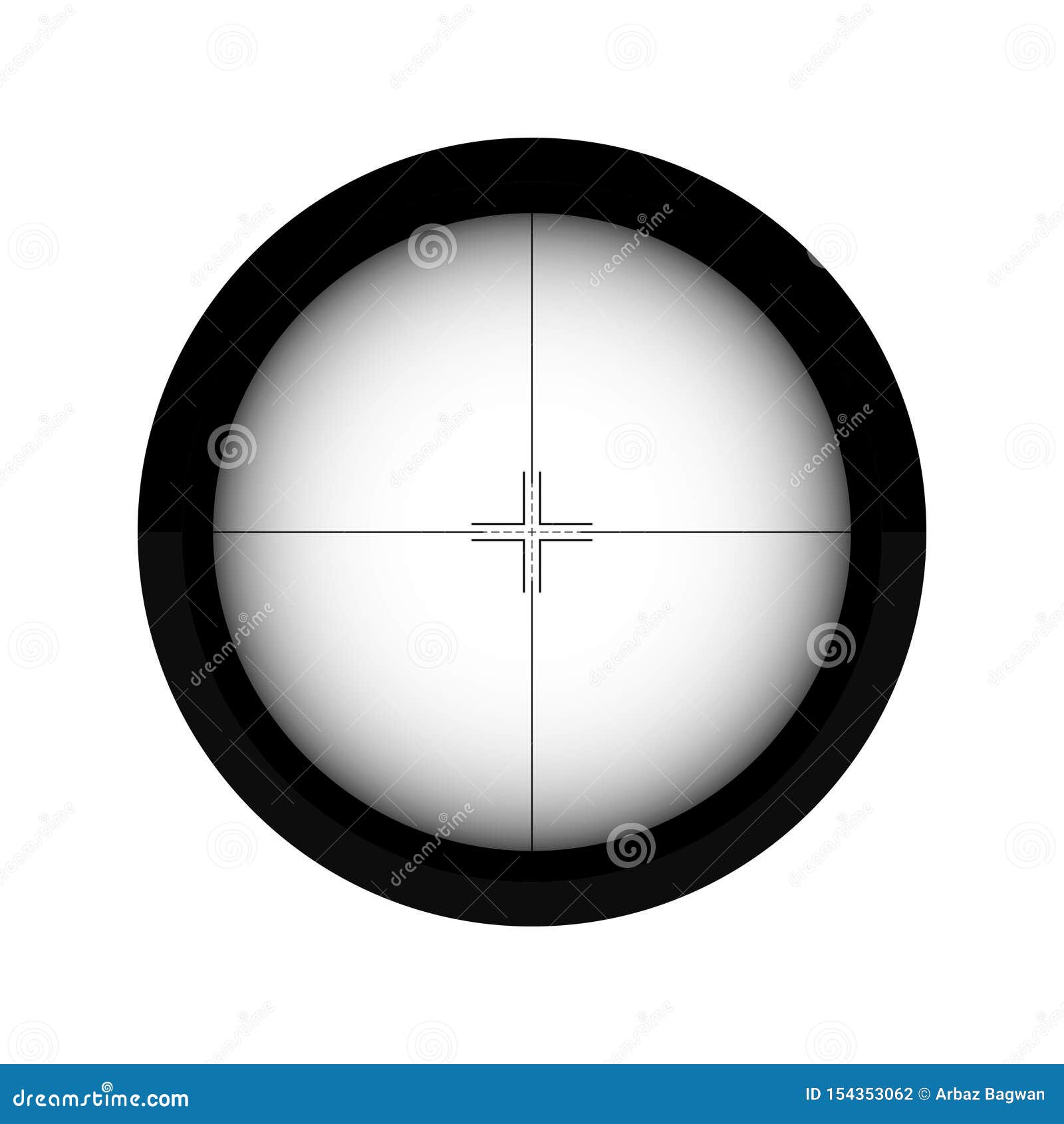 Sniper Scope Shooting Target Lines Stock Vector - Illustration of scope ...