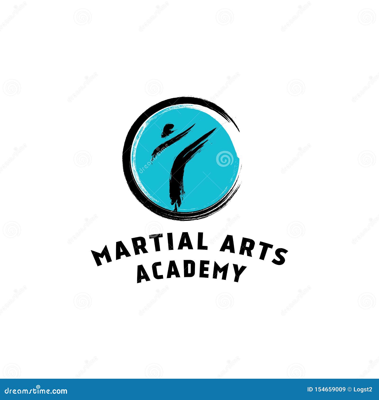Fist Vector Logo. Martial Arts Logo Stock Vector - Illustration of ...