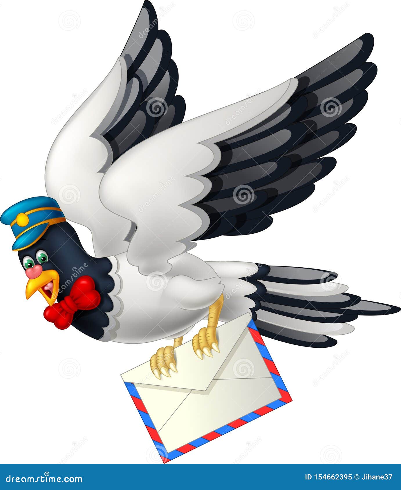 Funny Postman Character Collection - Set Of Concepts Vector ...