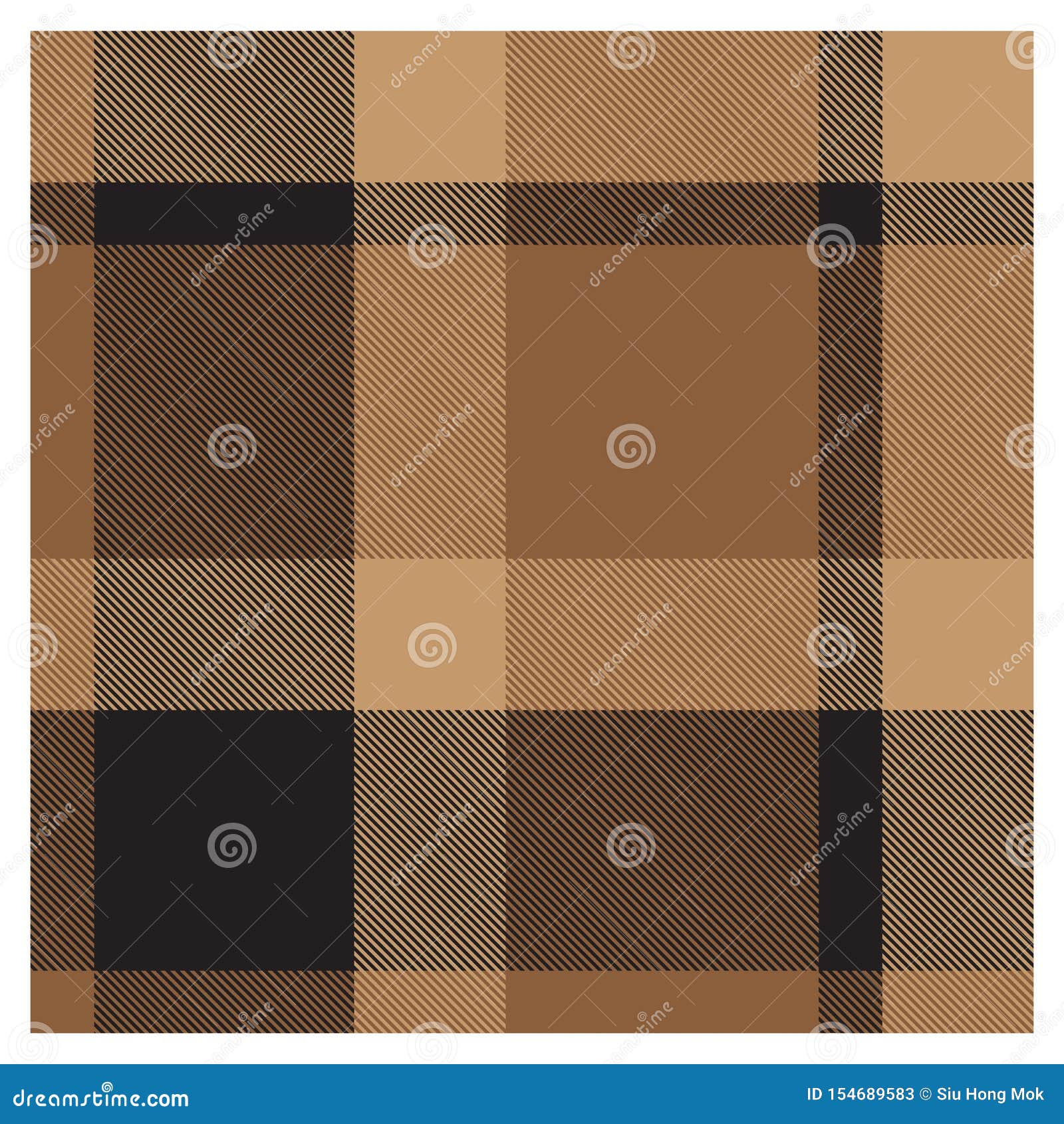 Colourful Classic Modern Plaid Tartan Seamless Print Pattern Stock ...