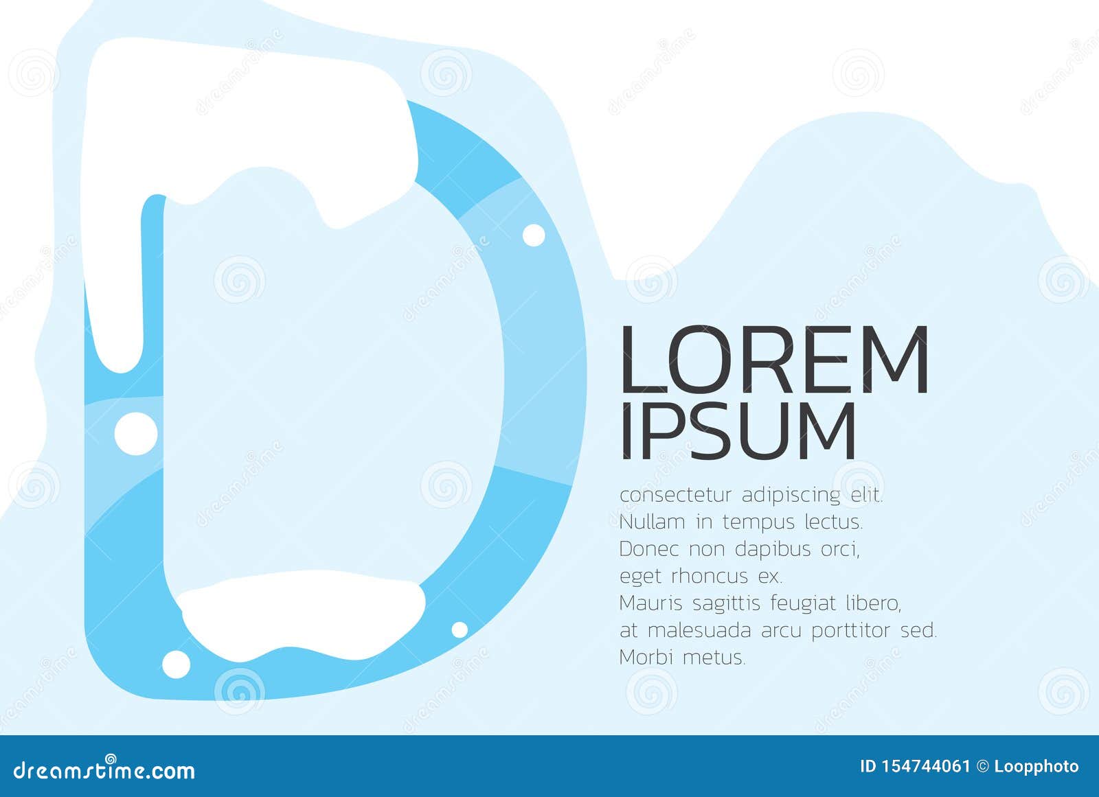 D Letter Label. Space Photo and Text Stock Vector - Illustration of ...