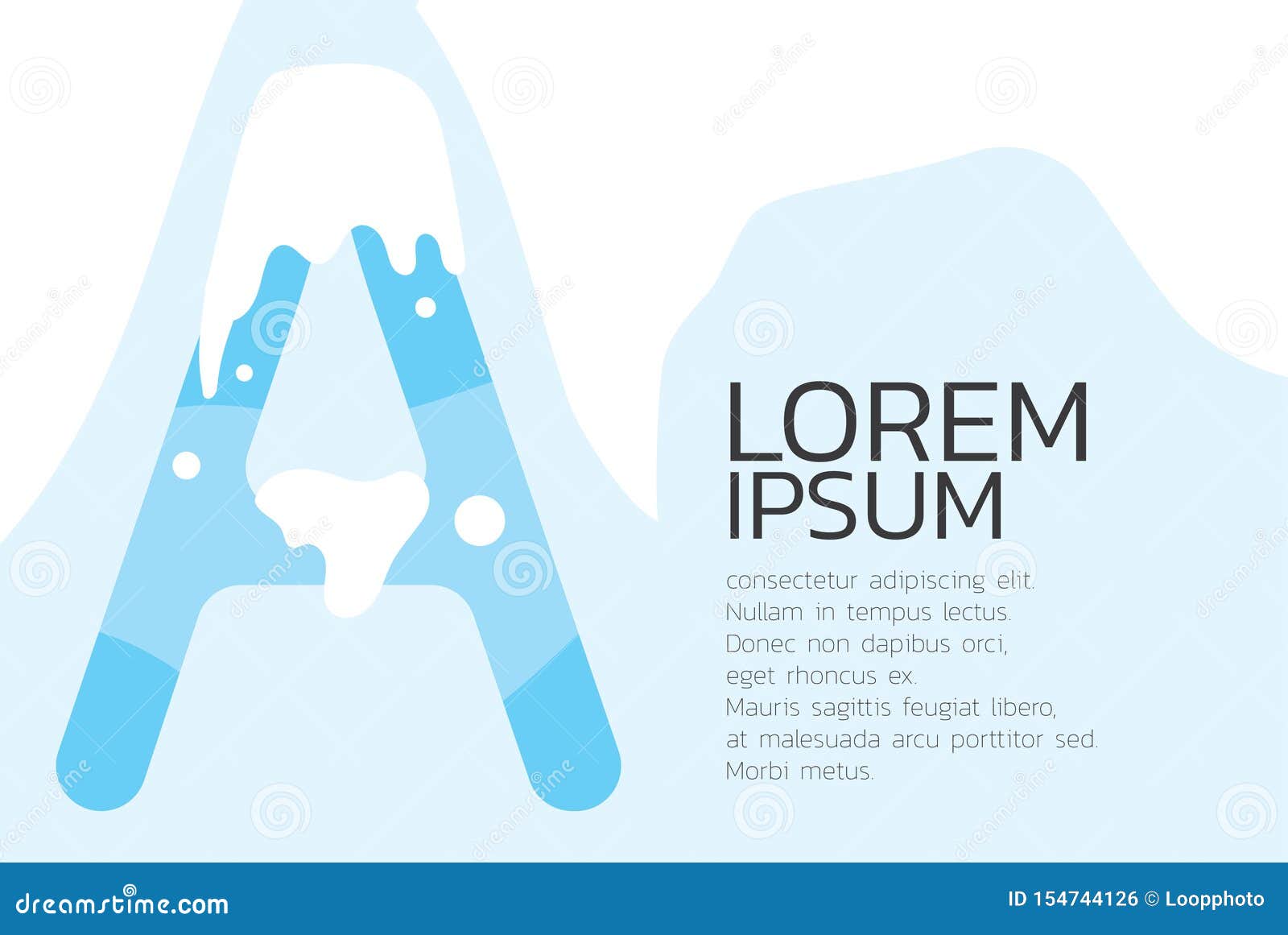 A Letter Label. Space Photo and Text Stock Vector - Illustration of ...