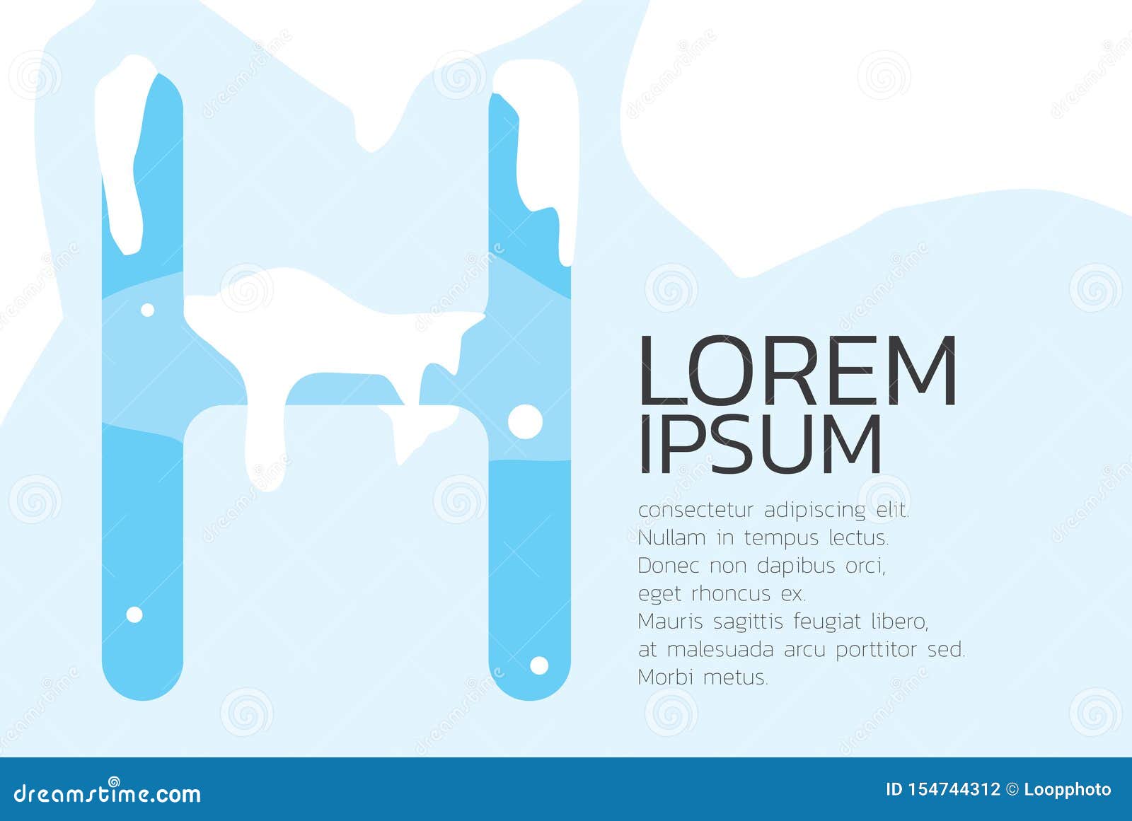 H Letter Label. Space Photo and Text Stock Vector - Illustration of ...