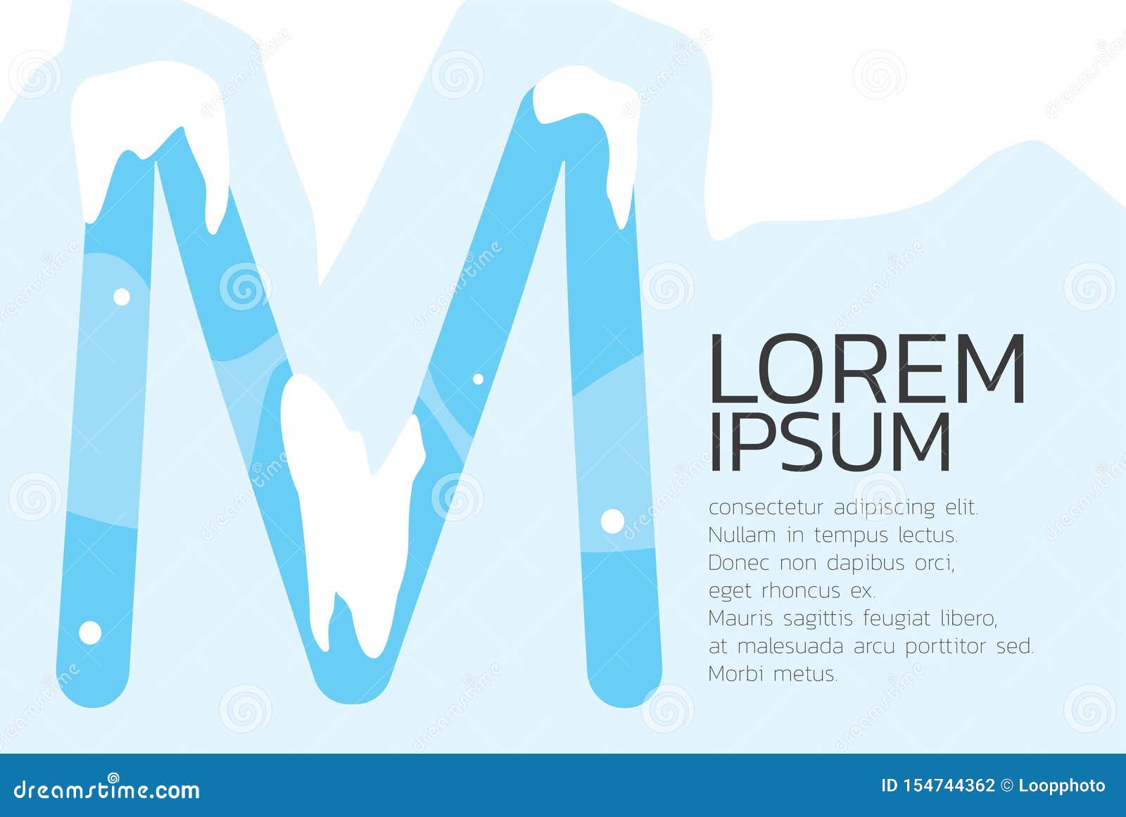 M Letter Label. Space Photo and Text Stock Vector - Illustration of ...