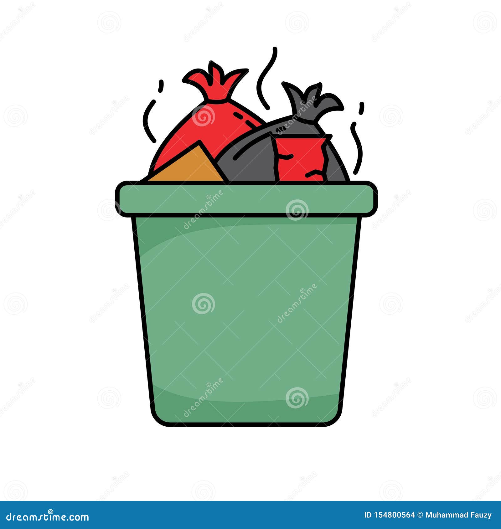 Dirty Trash Can Stock Illustrations – 1,960 Dirty Trash Can Stock ...
