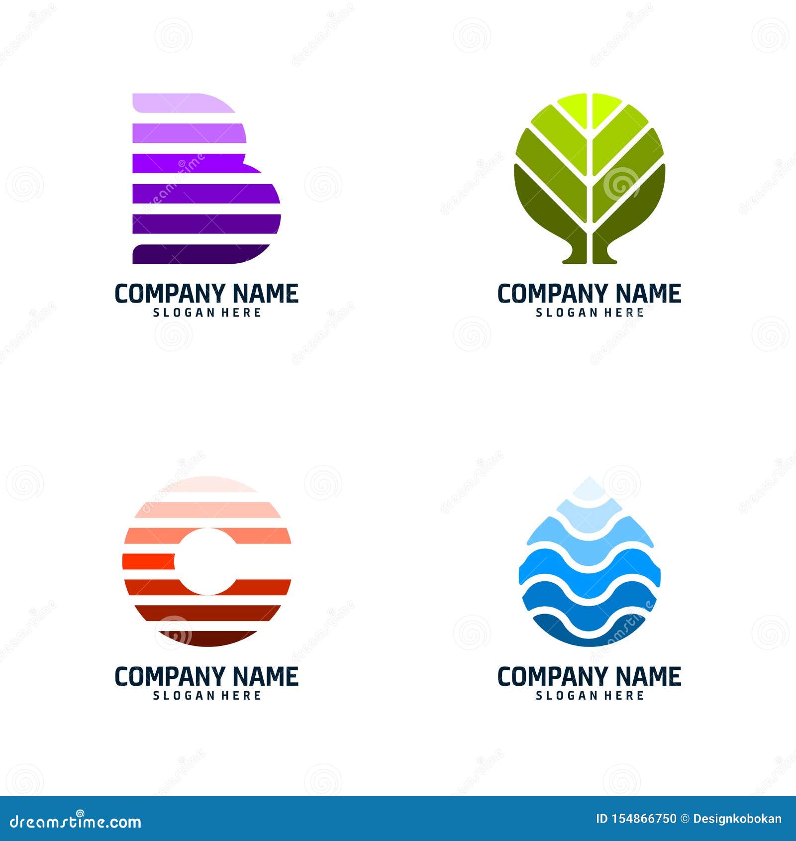 Collection of Business Logo Stock Vector - Illustration of collection ...