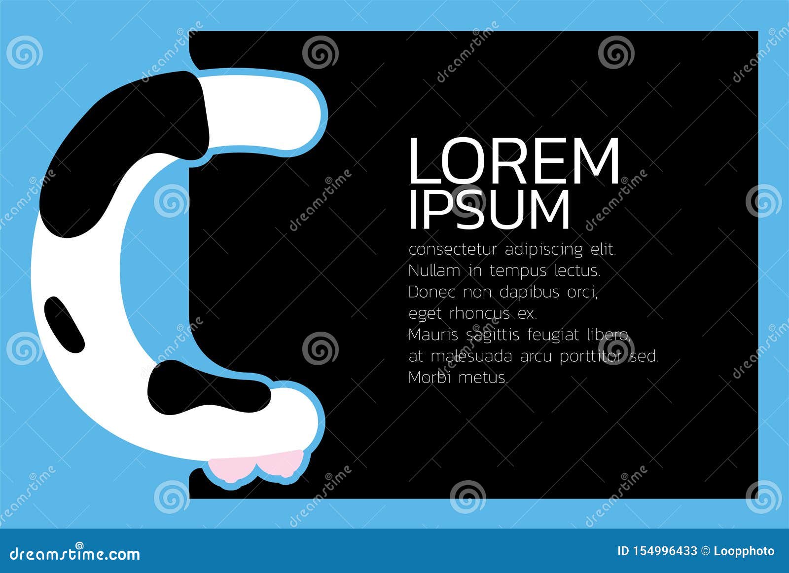 C Letter Label. Space Photo and Text Stock Vector - Illustration of ...
