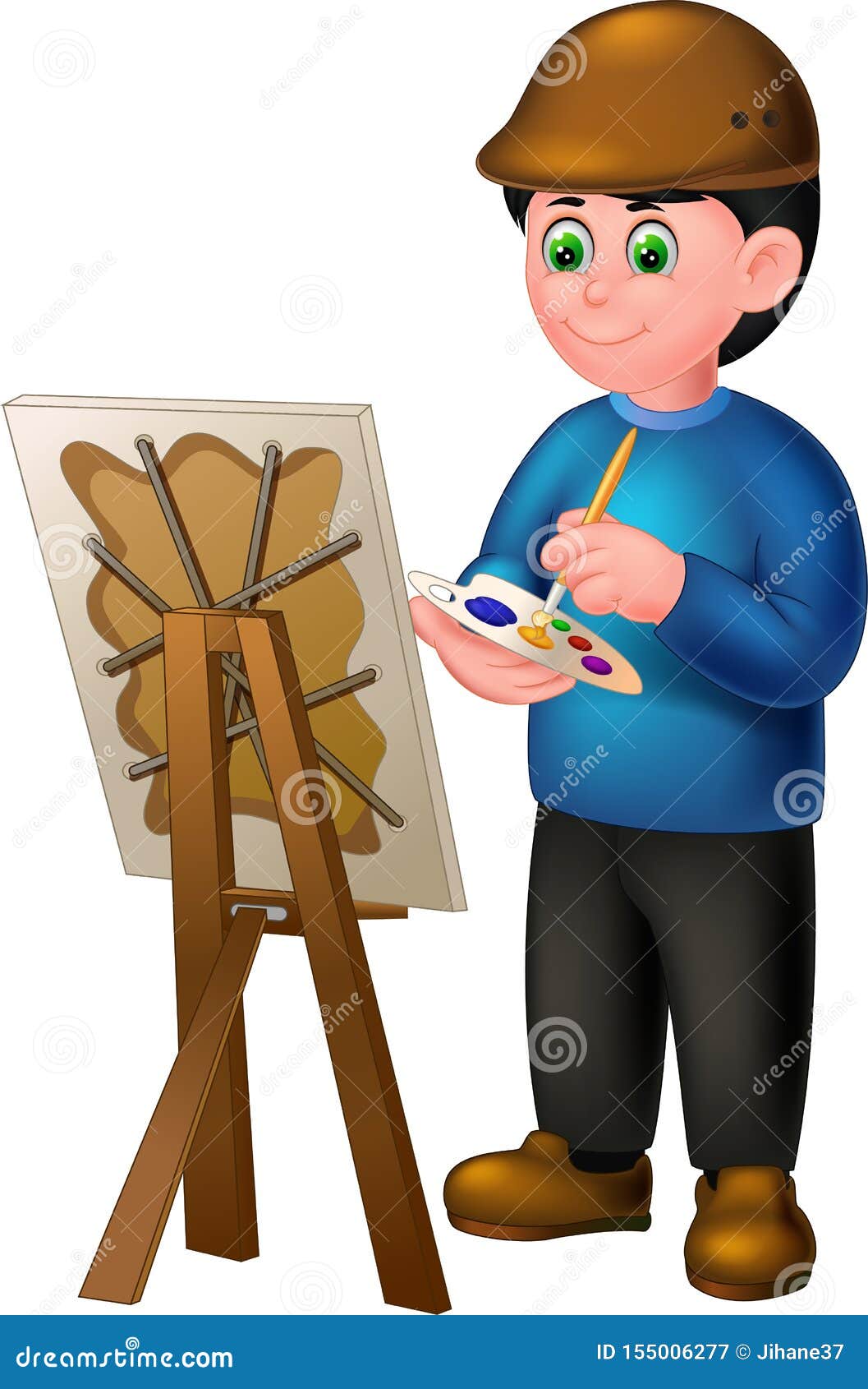 Funny Painter Stock Illustrations – 5,430 Funny Painter Stock ...