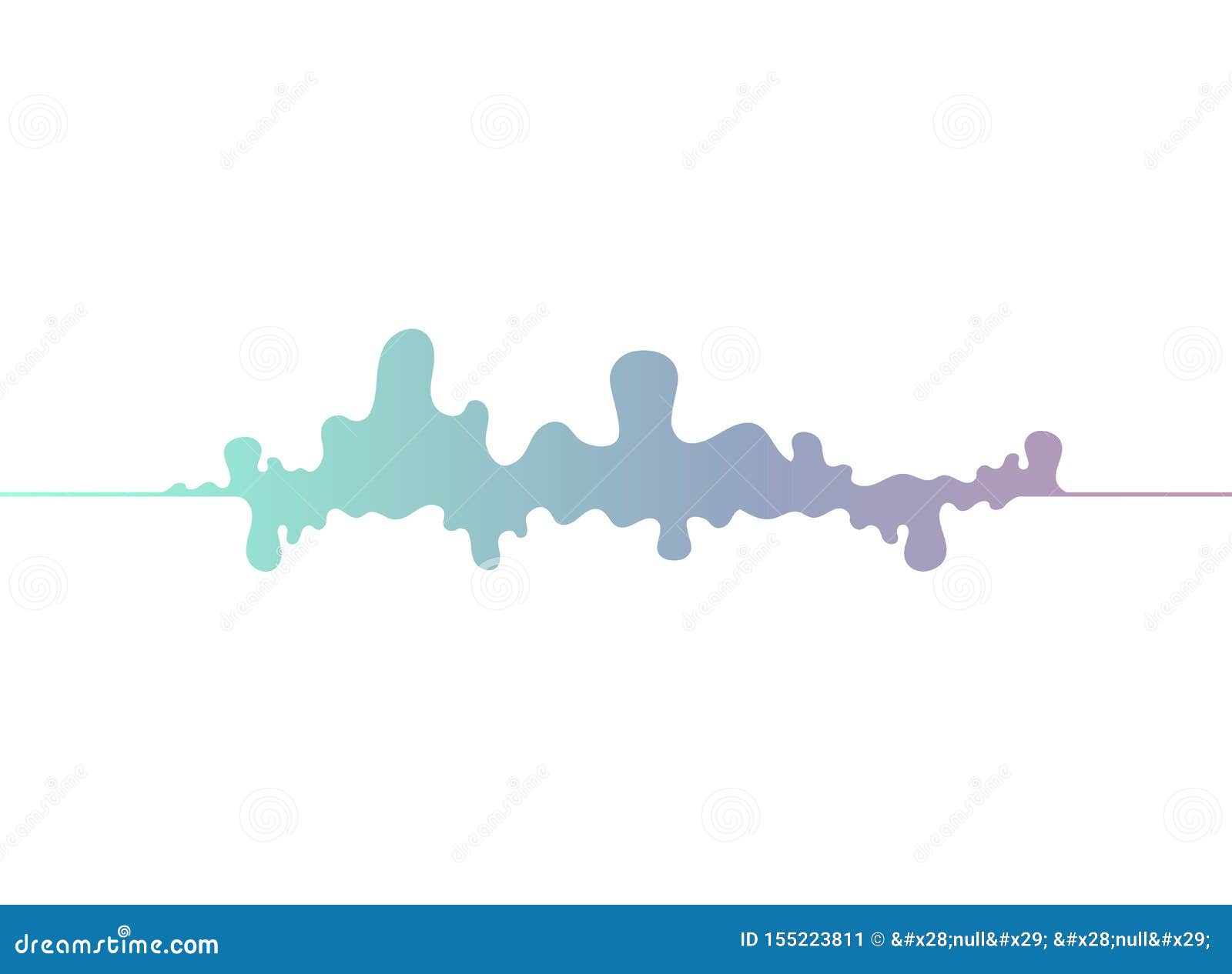 Sound Wave Equalizer. Modern Vector Illustration on Dark Background ...