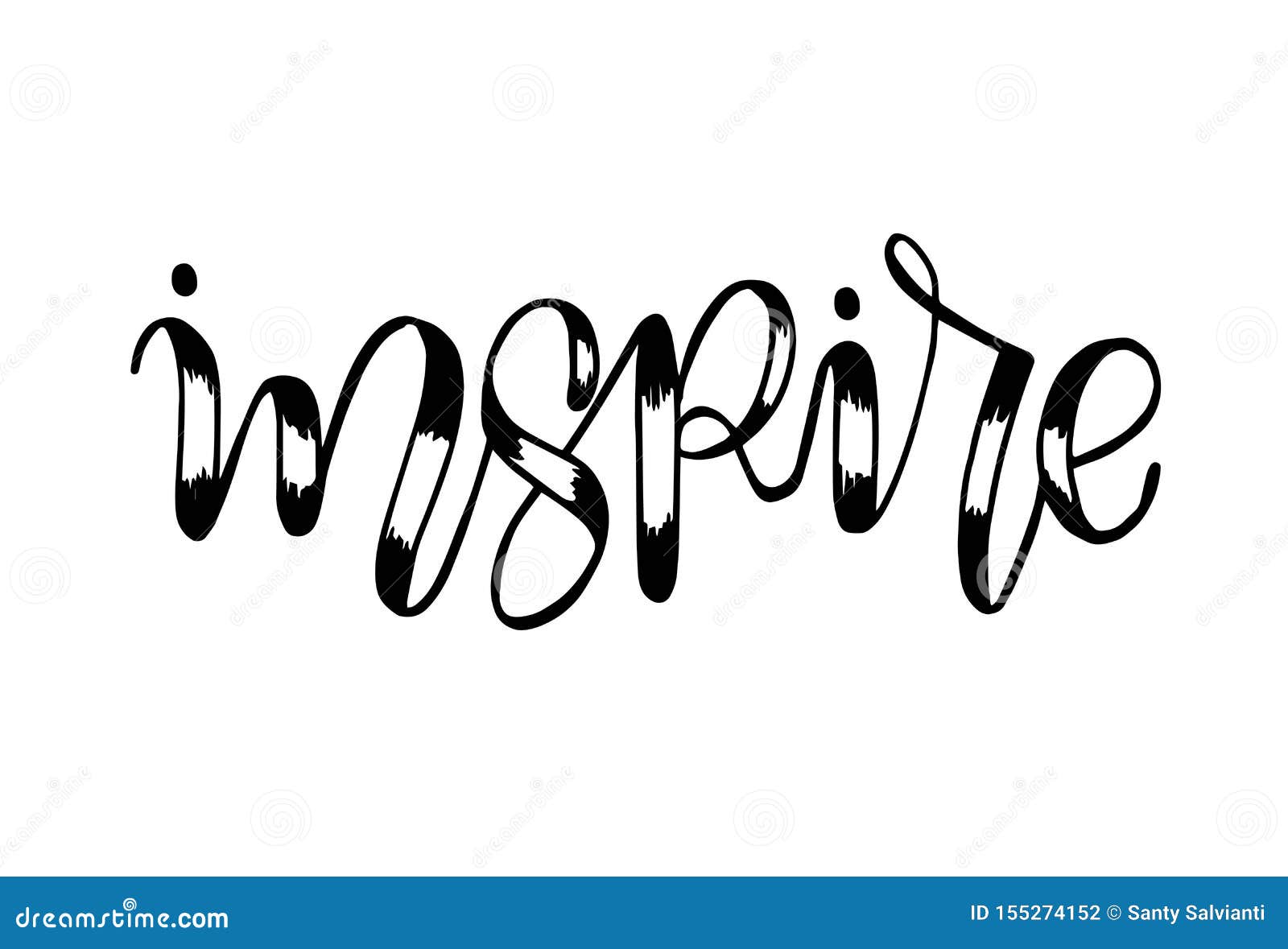 Inspire. Hand Lettering Calligraphy, Motivation and Inspiration ...