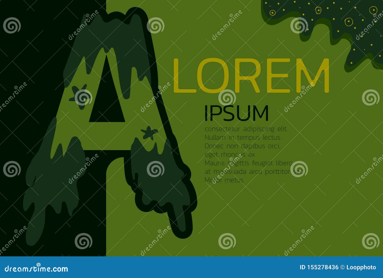 A Letter Label. Space Photo and Text Stock Vector - Illustration of ...