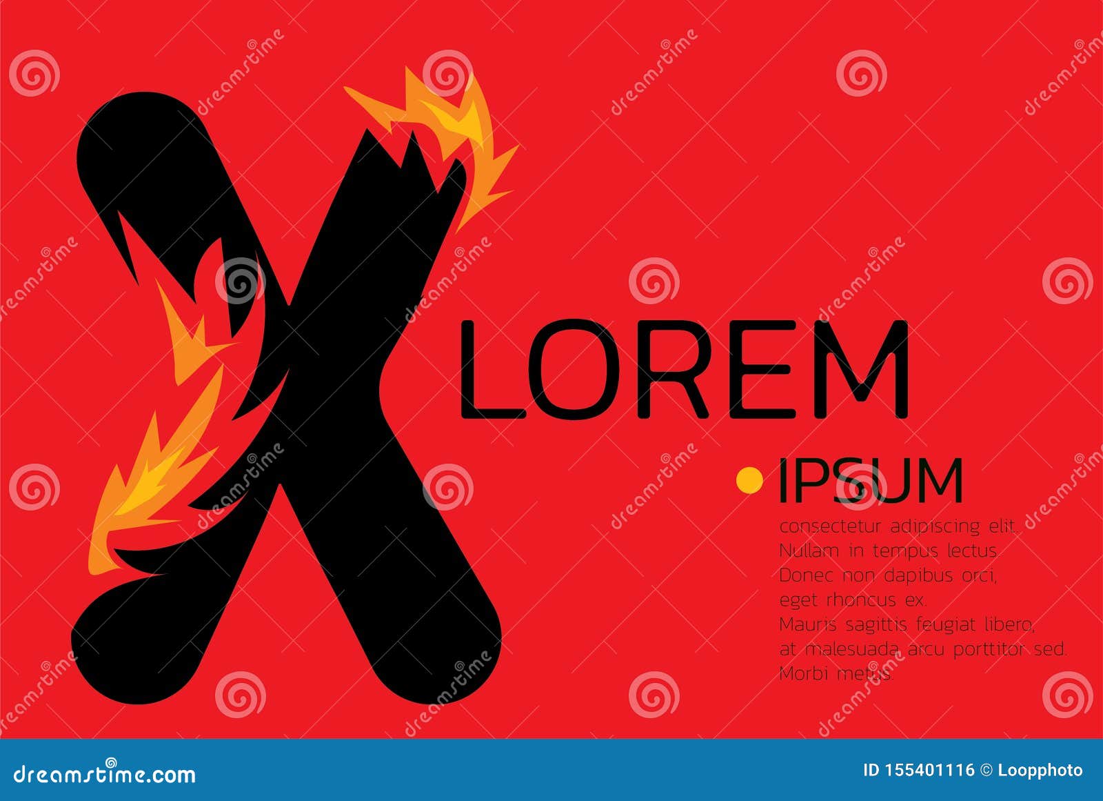 X Letter Label. Space Photo and Text Stock Vector - Illustration of ...