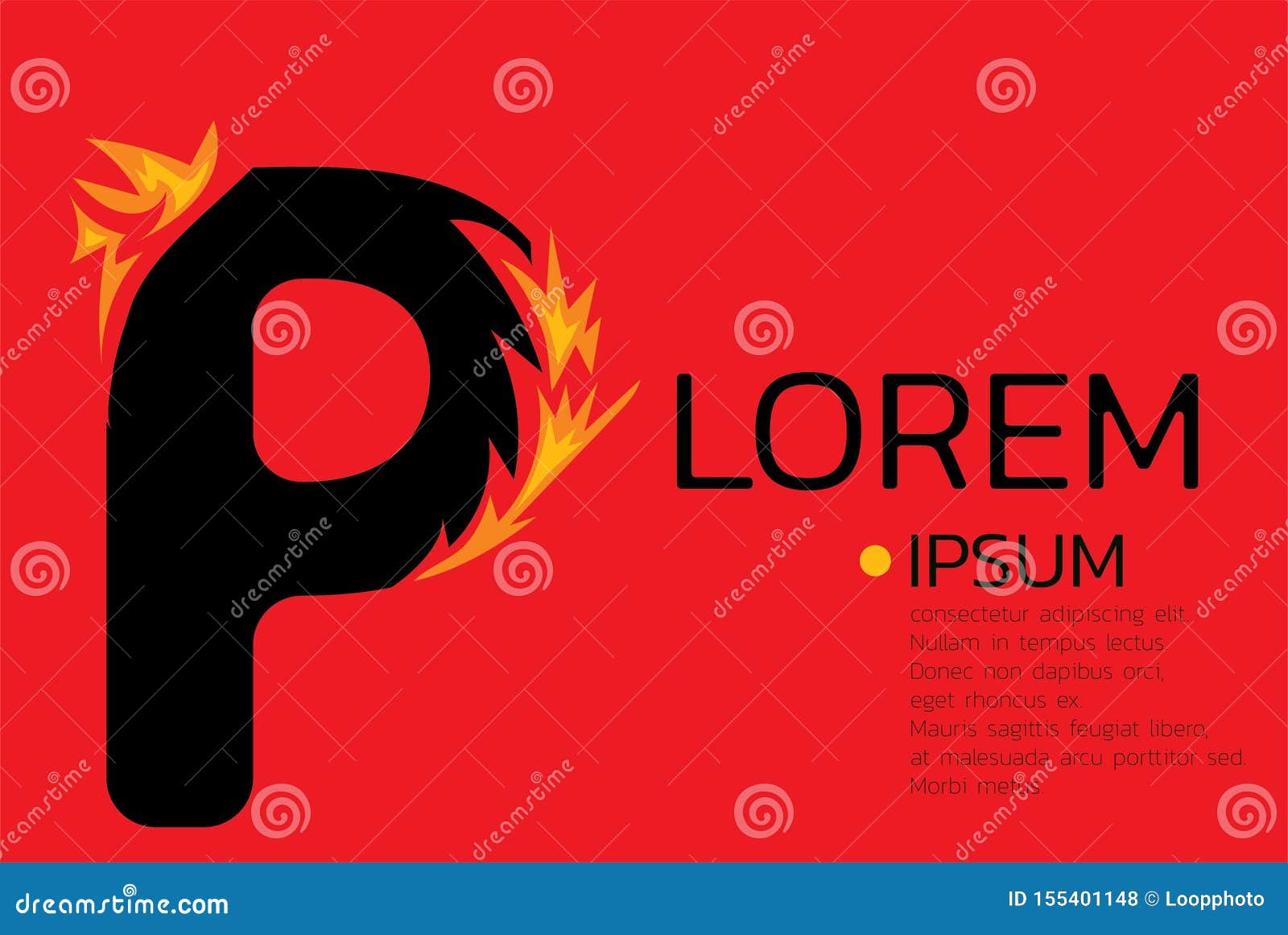 P Letter Label. Space Photo and Text Stock Vector - Illustration of ...