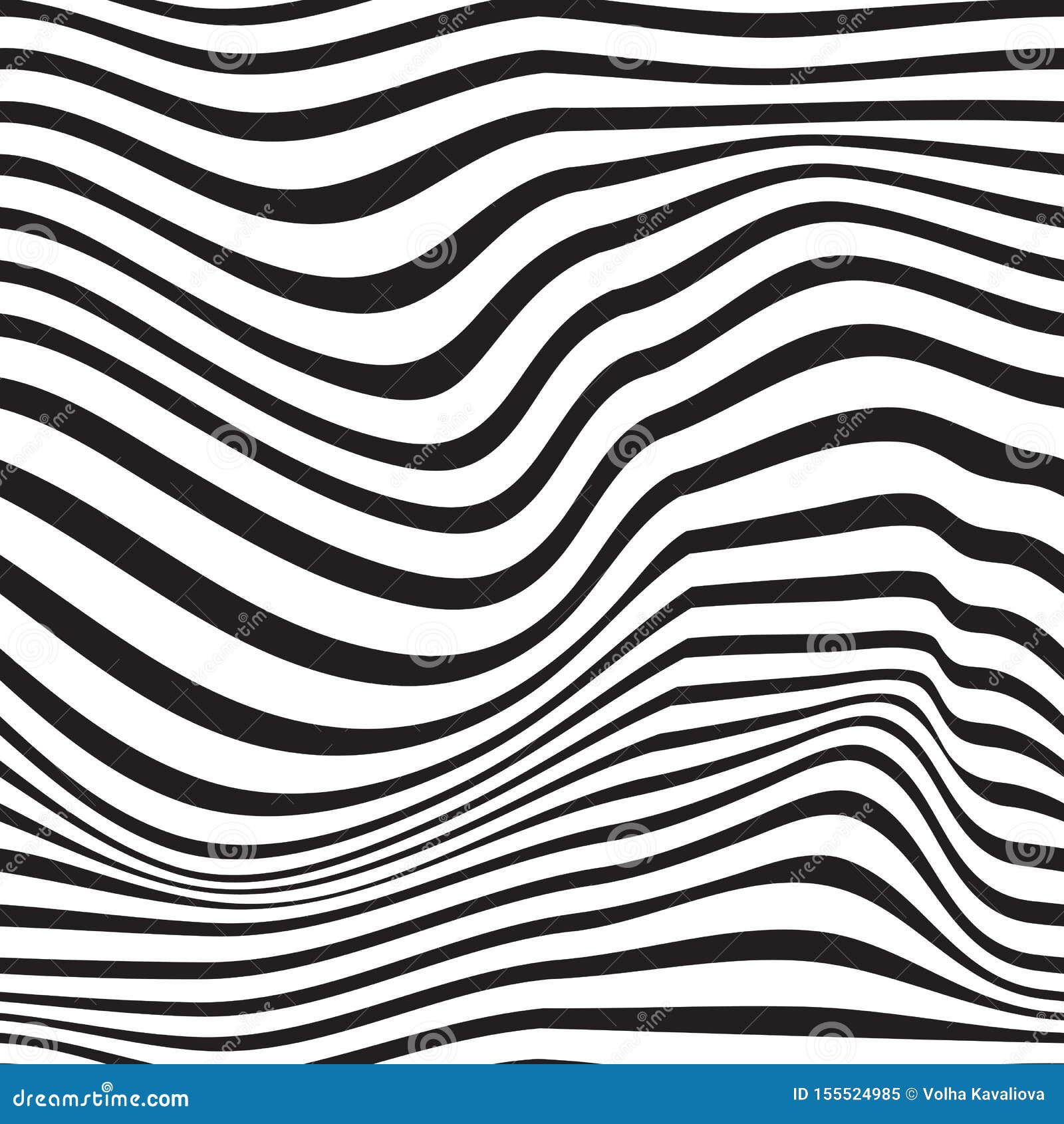 Pattern wavy zebra lines stock vector. Illustration of camouflage ...