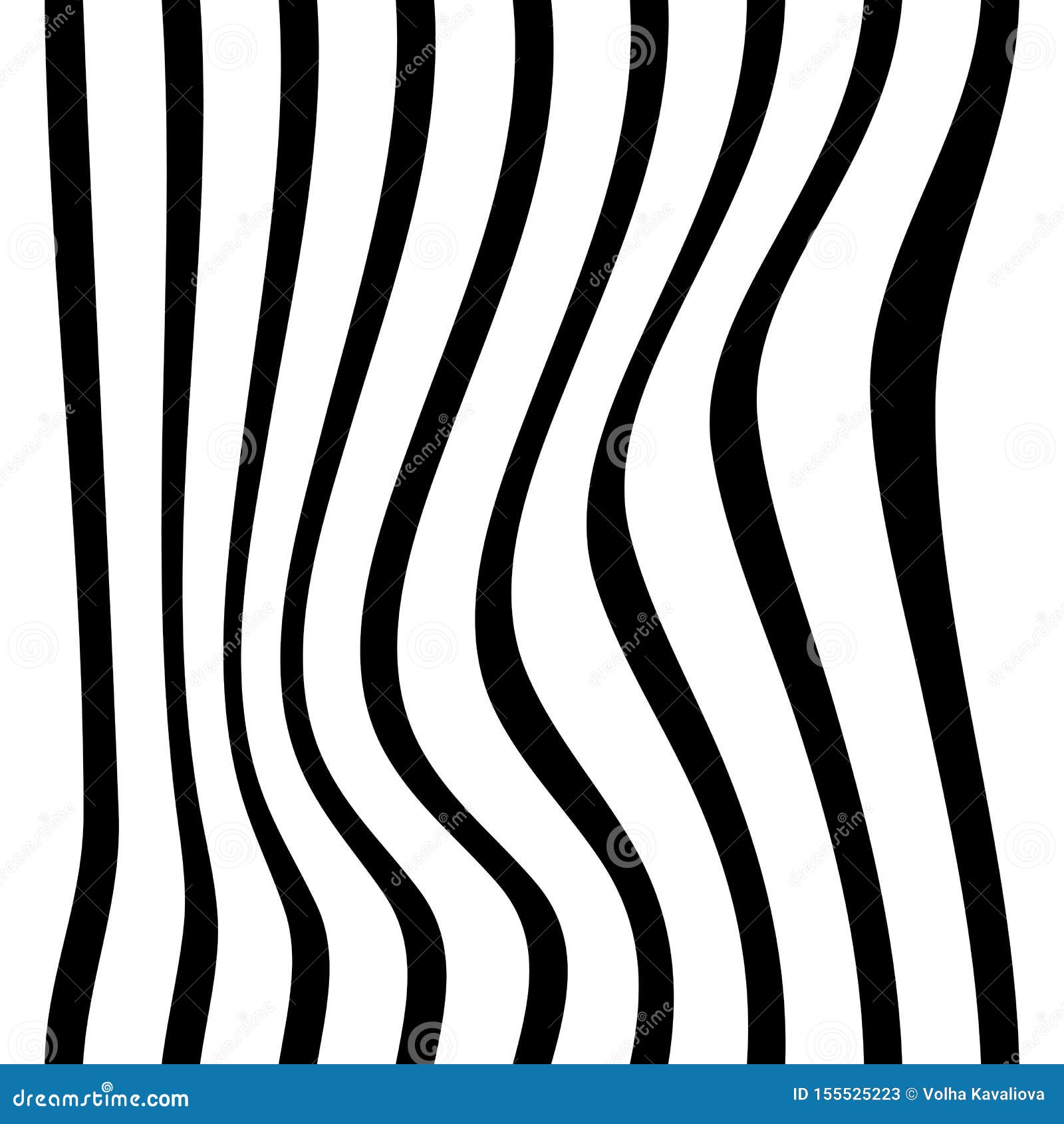Pattern wavy zebra lines stock vector. Illustration of fashion - 155525223