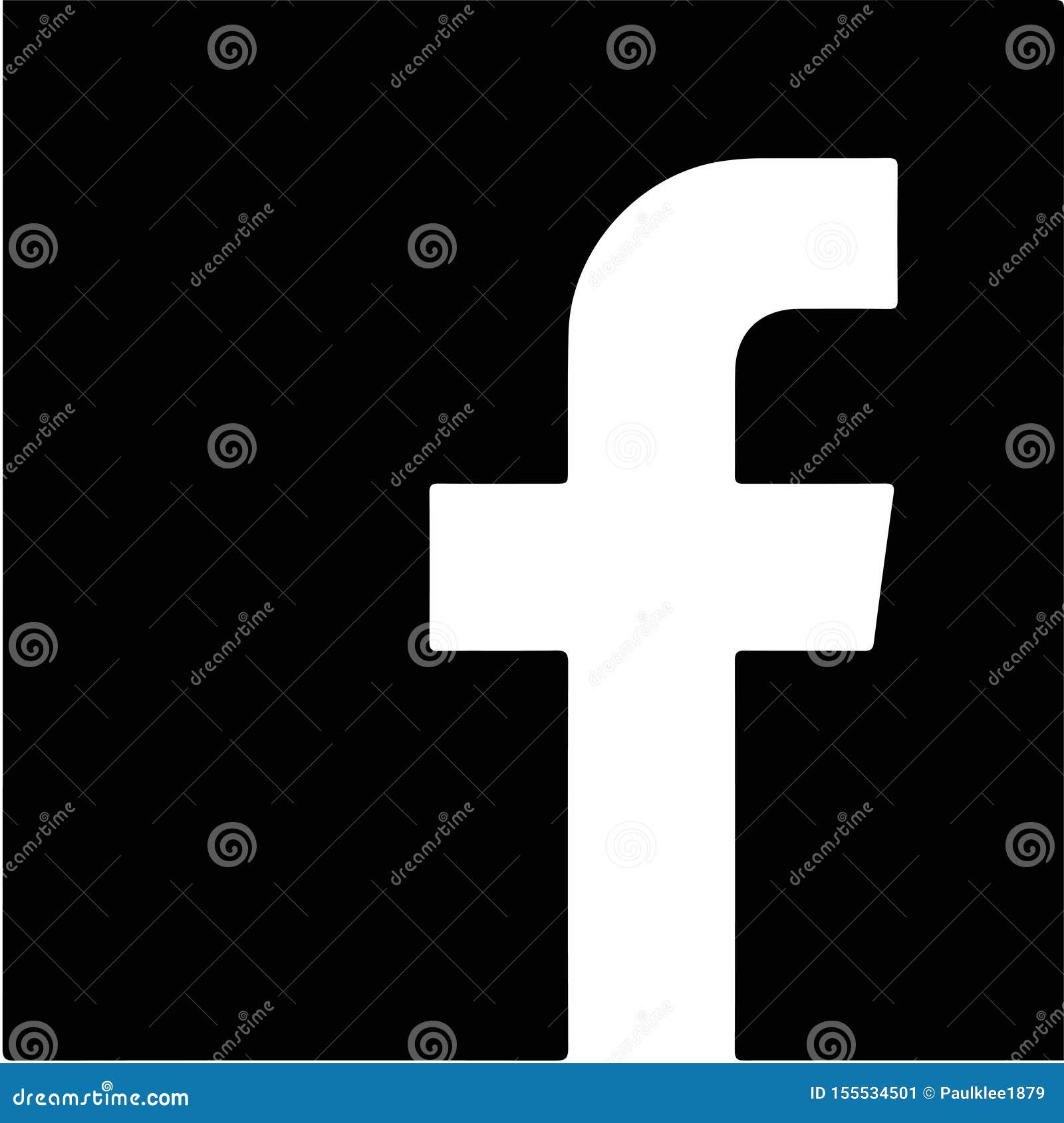 Facebook Logo Printed on Paper. Editorial Photo - Illustration of ...
