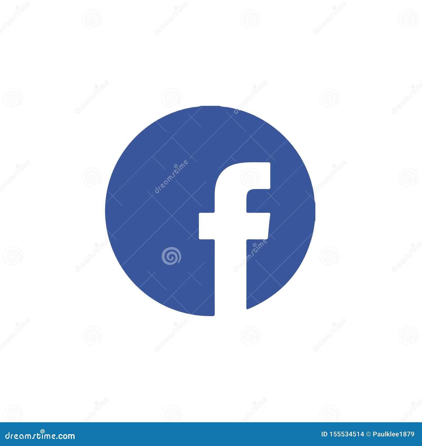 Facebook Logo Printed on Paper. Editorial Stock Image - Illustration of ...