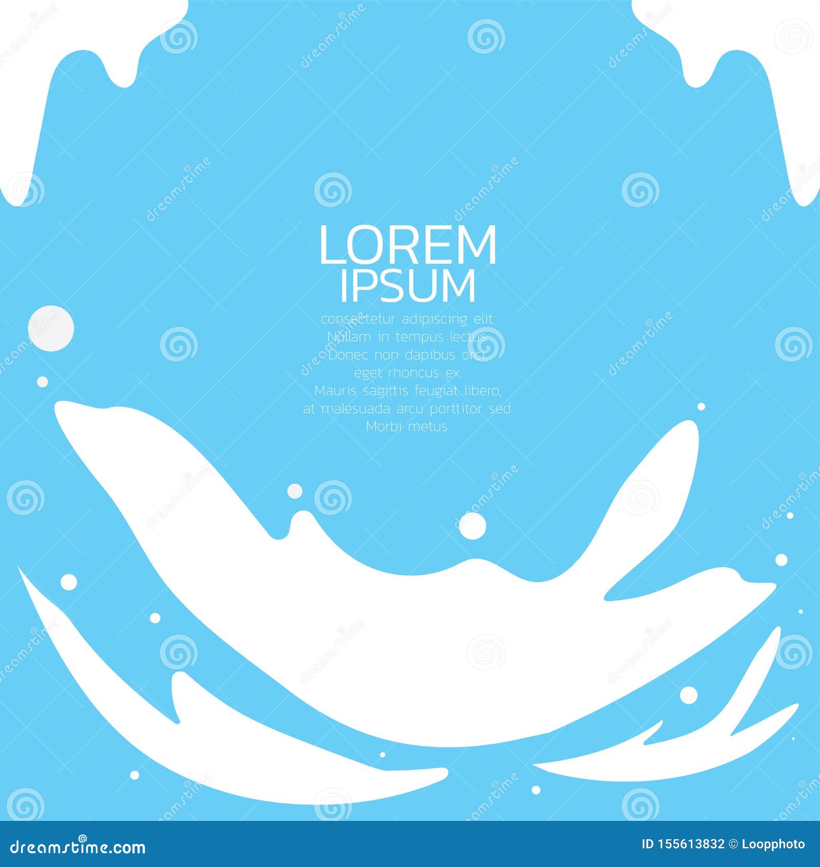 Milk frame design. stock vector. Illustration of blue - 155613832