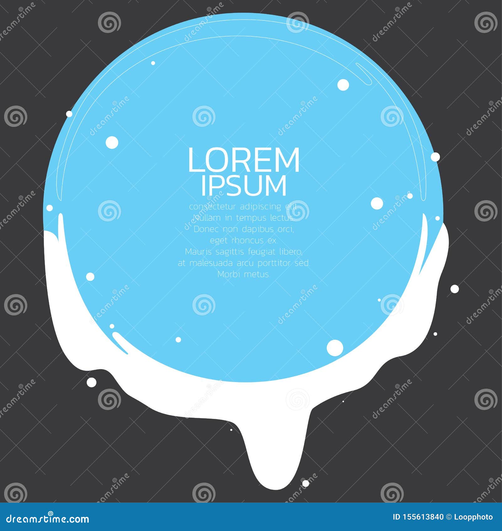 Milk frame design. stock vector. Illustration of milk - 155613840