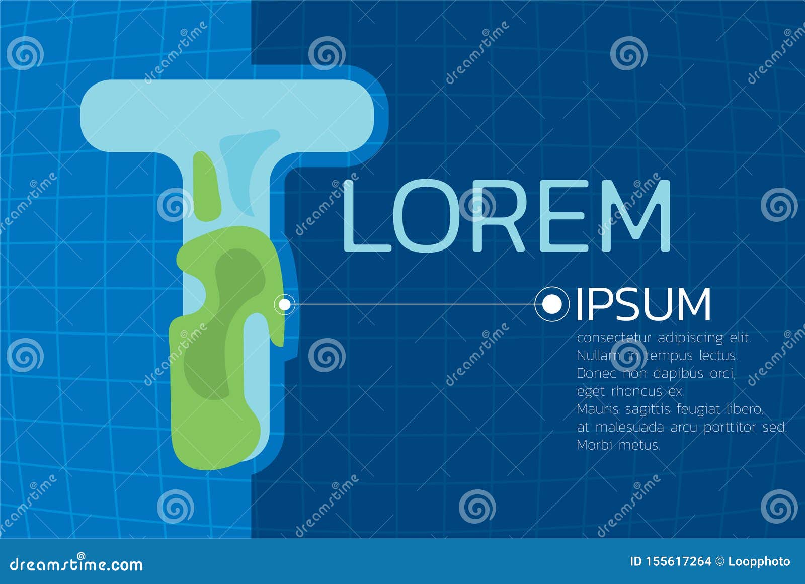 T Letter Label. Space Photo and Text. Stock Vector - Illustration of ...