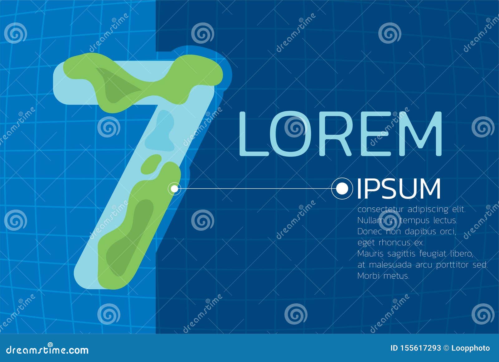 Seven Letter Label. Space Photo and Text. Stock Vector - Illustration ...