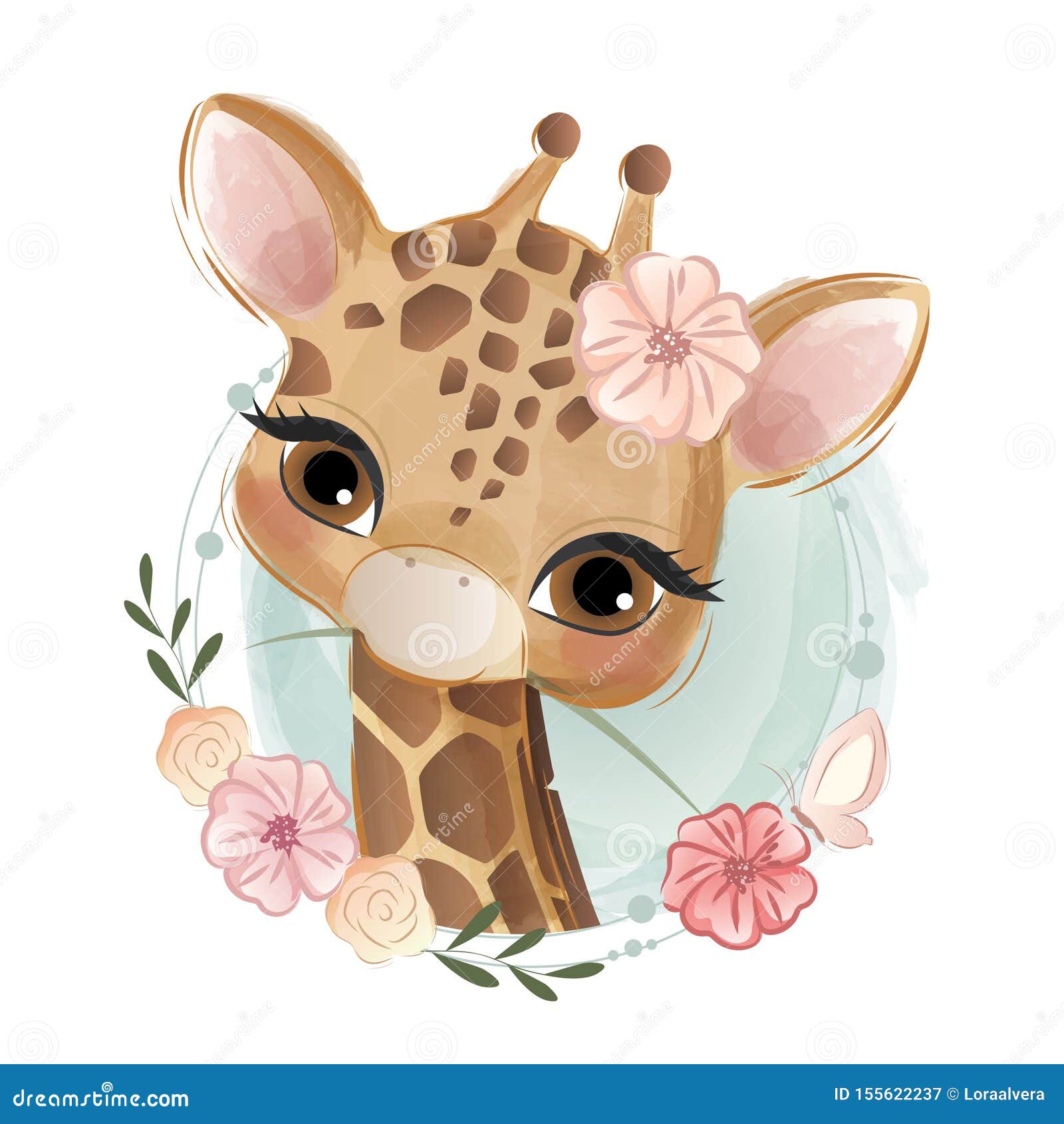 How To Draw A Cute Giraffe