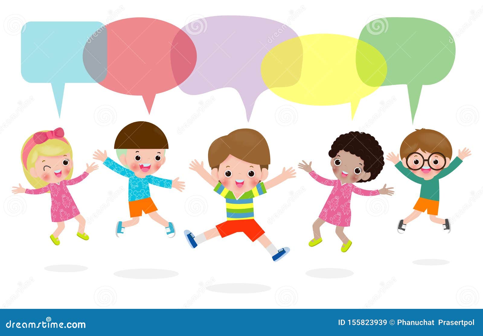 Child Talking With Difficulty Vector Cartoon Illustration ...