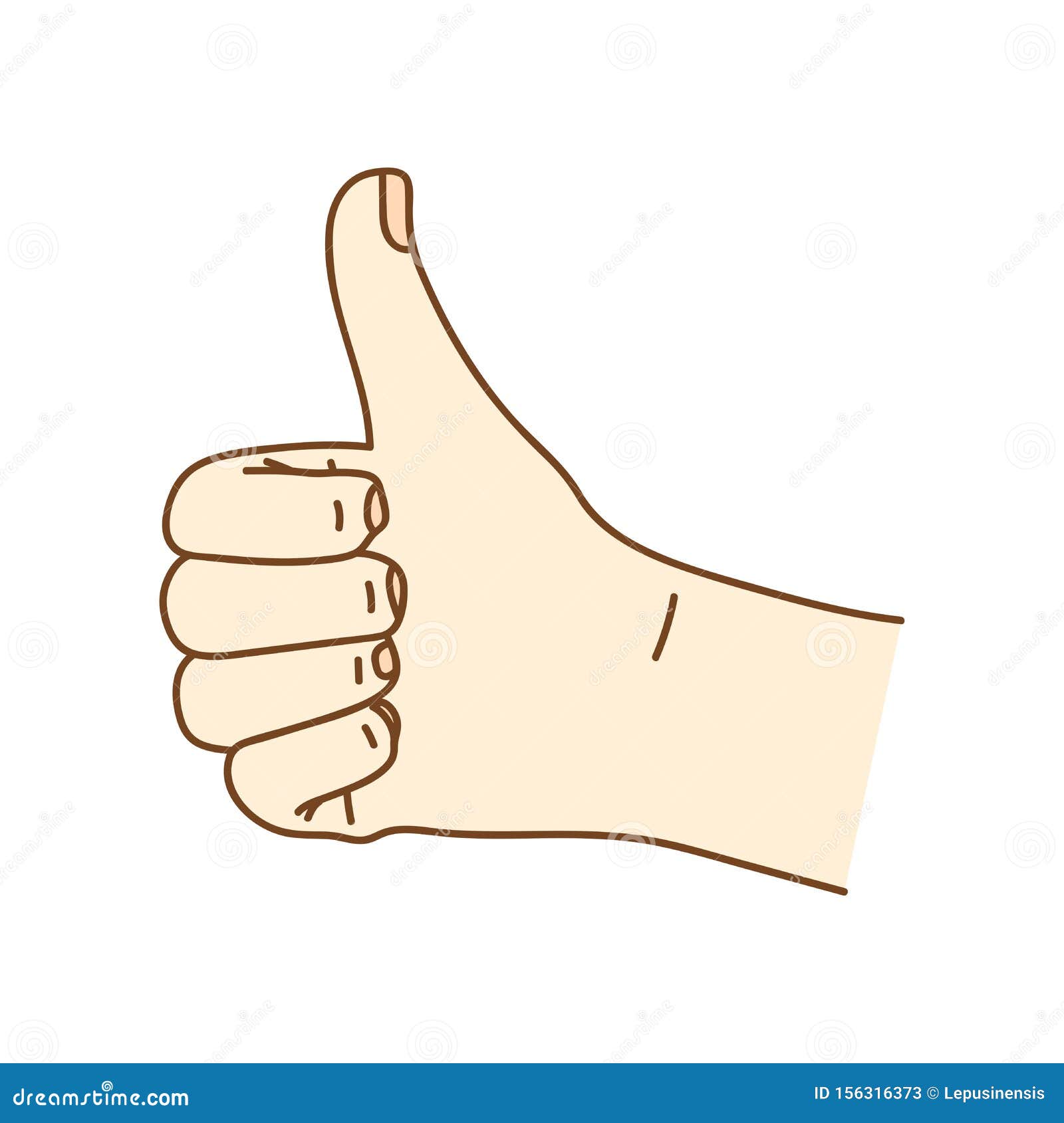 Thumbs Up Sign With Cursor In Pixeled World Royalty-Free Stock Photo ...
