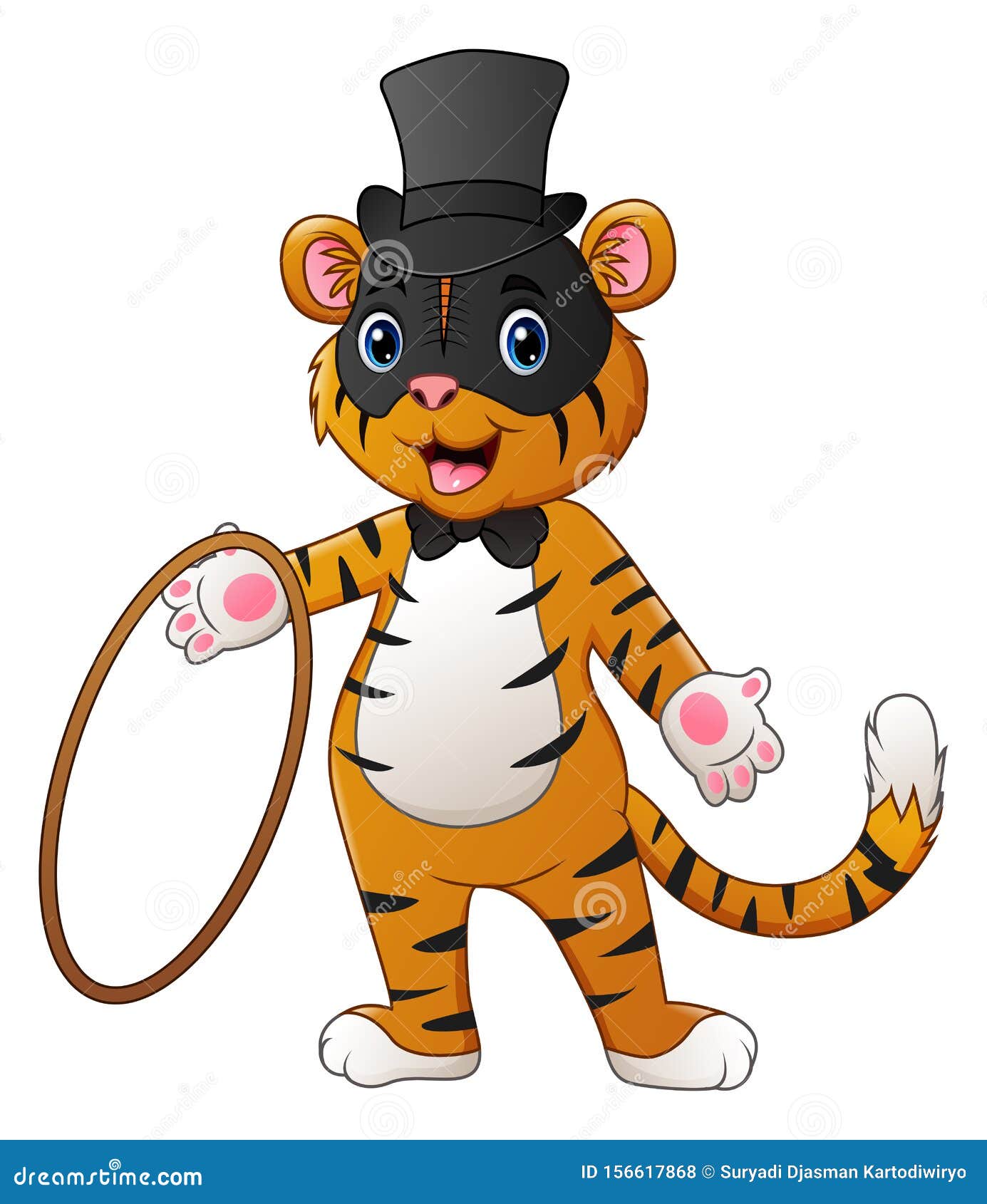 Circus, Tiger Jumping Through A Ring Of Fire. Sketch Scratch Board ...