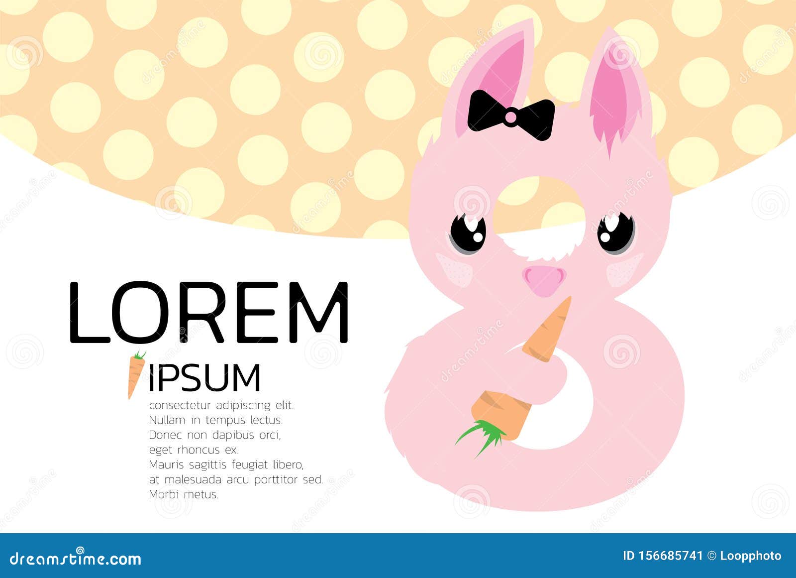 Eight Letter Label. Space Photo and Text. Stock Vector - Illustration ...