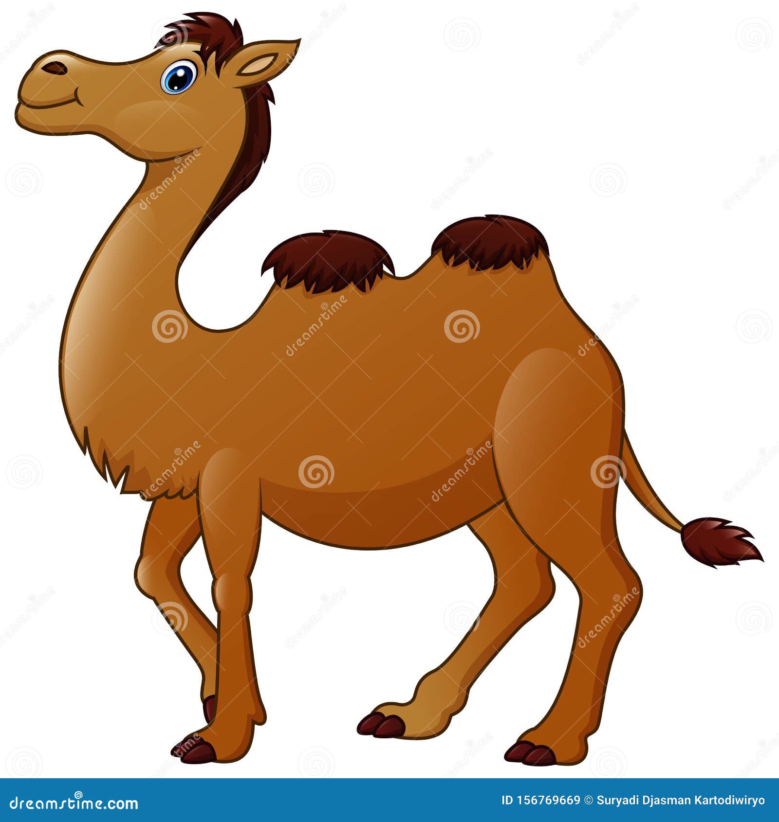 Cute a camel cartoon stock vector. Illustration of ride - 156769669