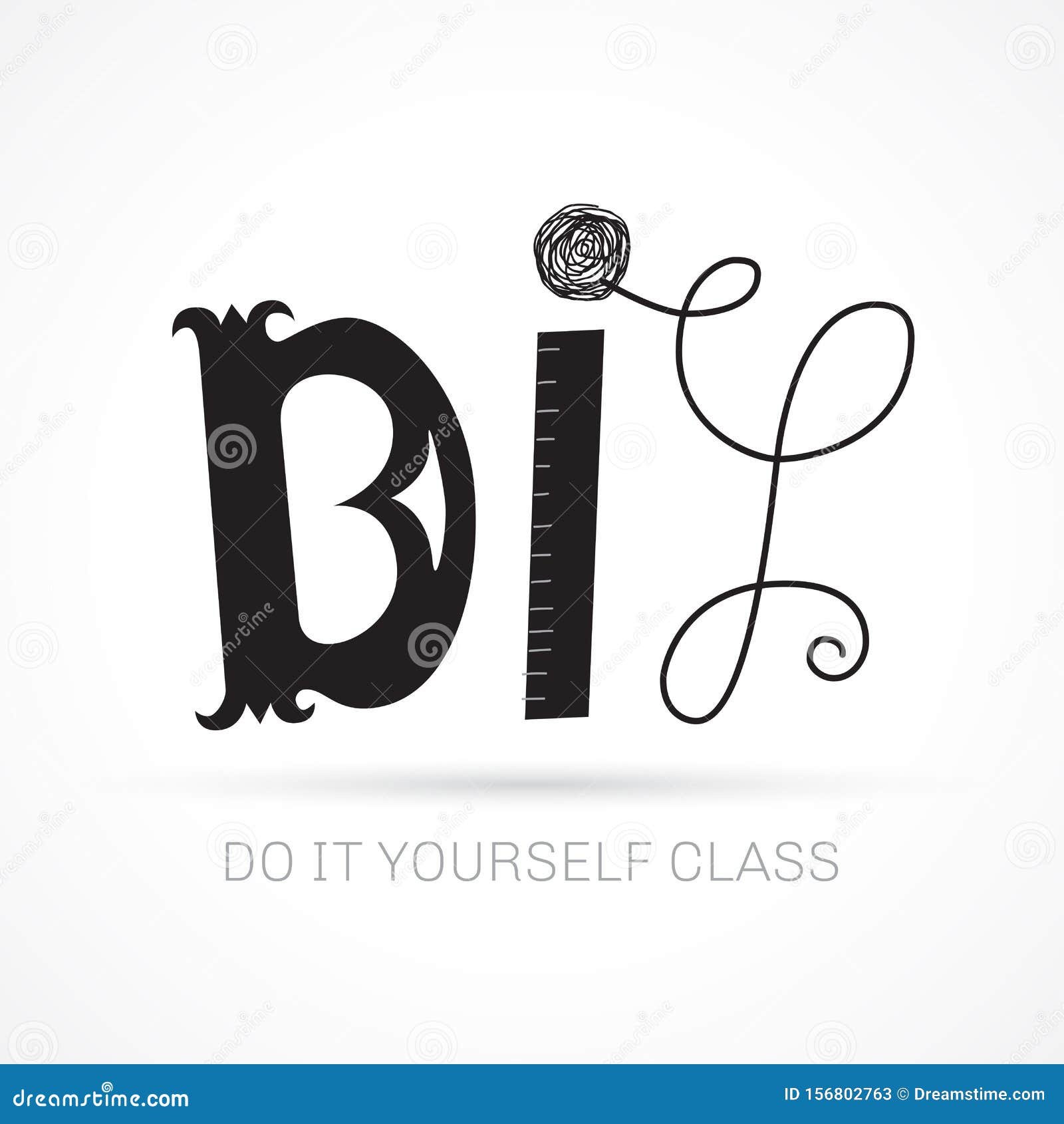 Do it Yourself logo stock vector. Illustration of concept - 156802763
