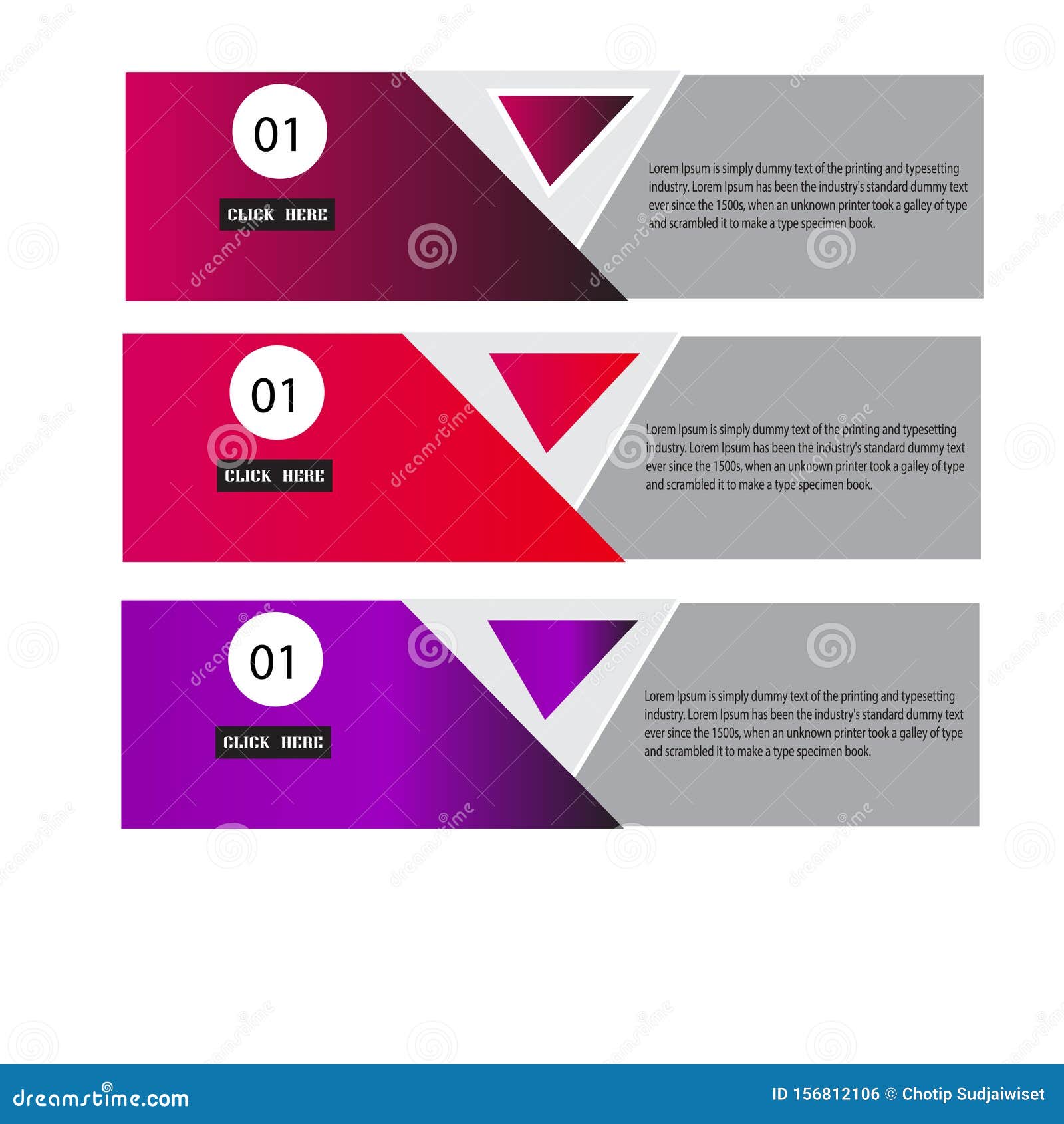 Vector Abstract Geometric Design Banner Web Template. Stock ...