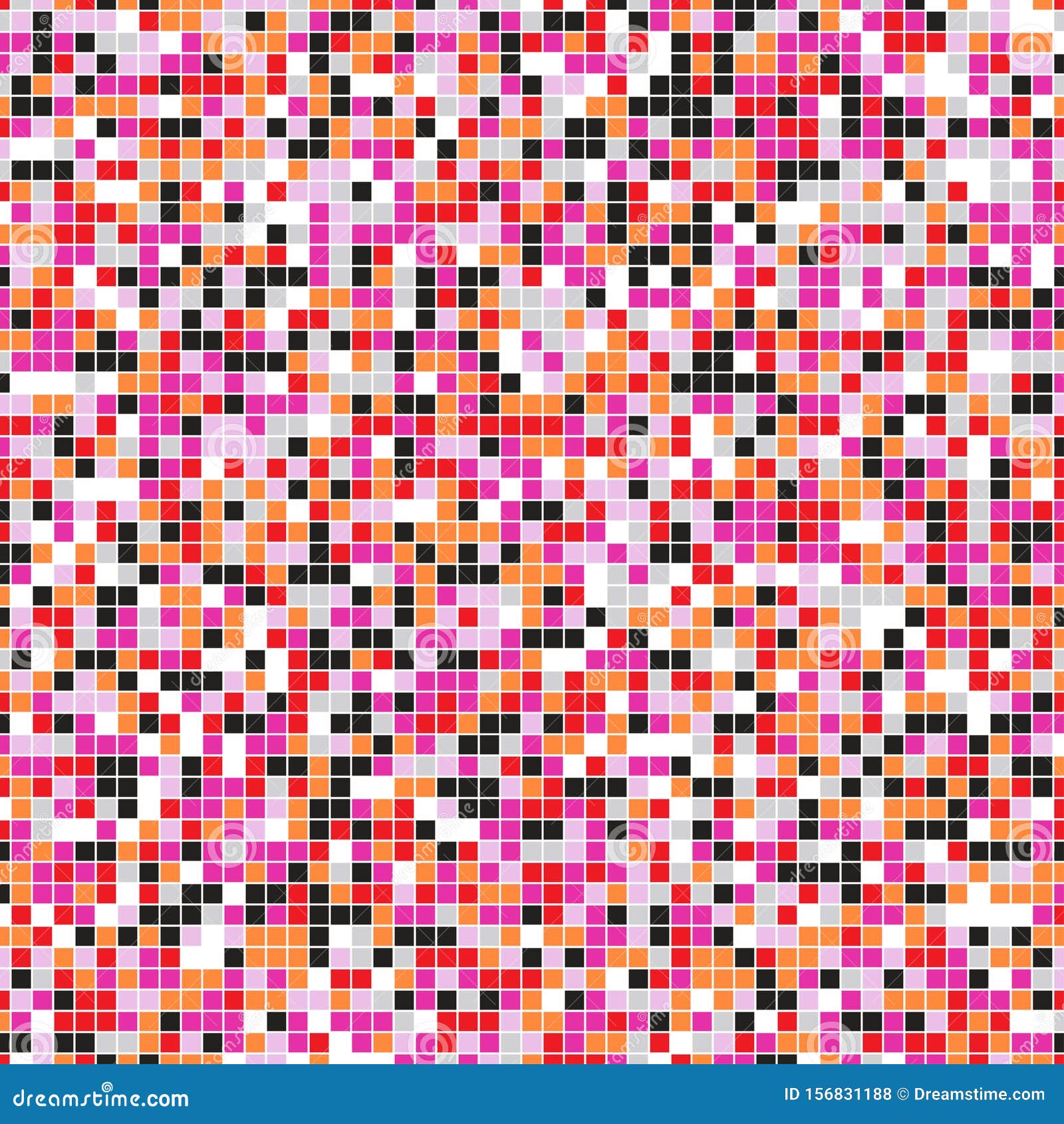 Seamless pixel pattern stock vector. Illustration of modern - 156831188