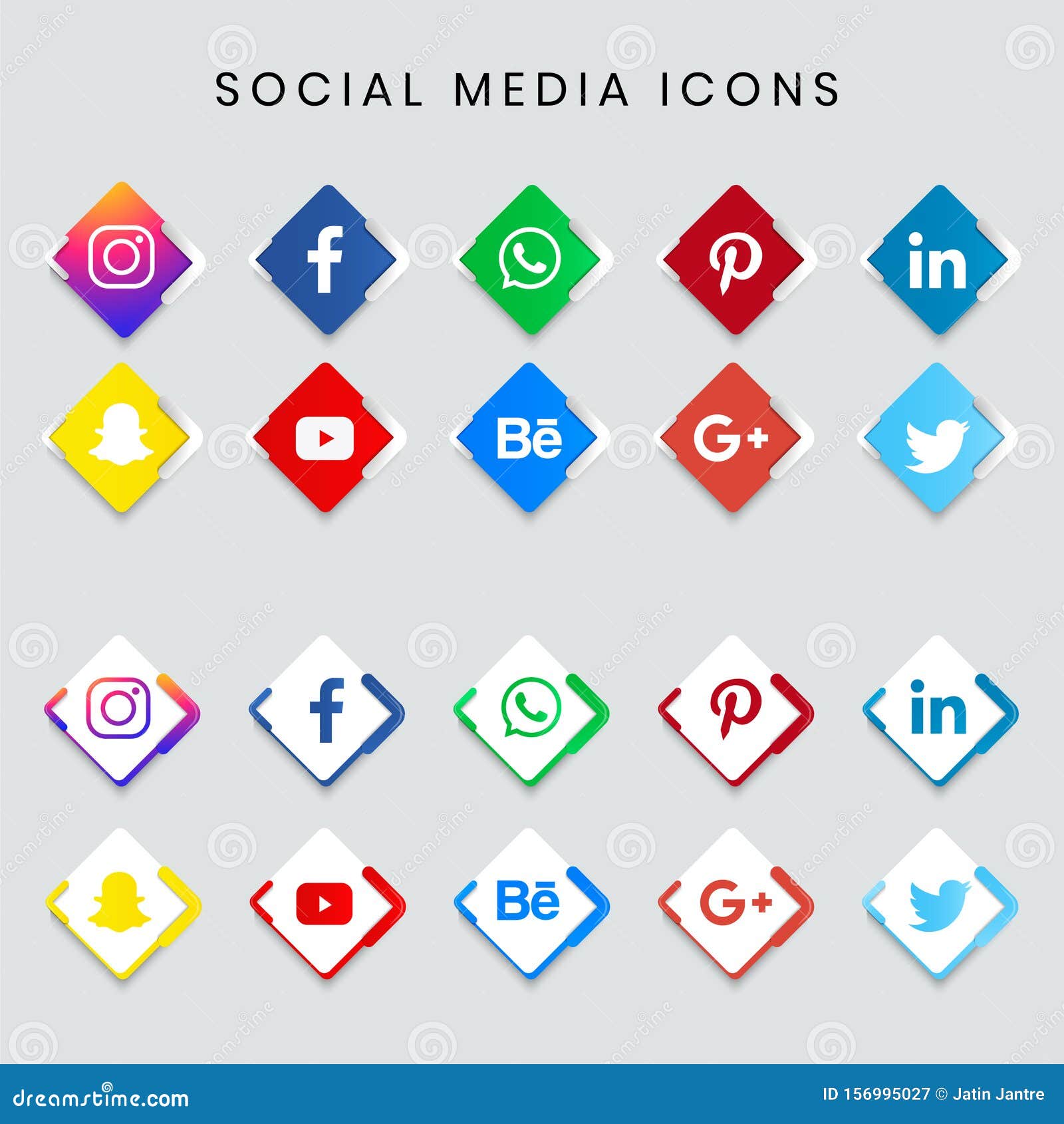 Set of Most Popular Social Media Icons Editorial Photography ...